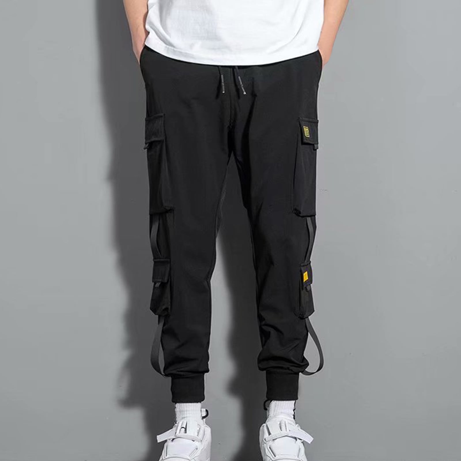 Njoeus Men Pants Fashion Big And Tall Pants For Men Overalls Men'S ...