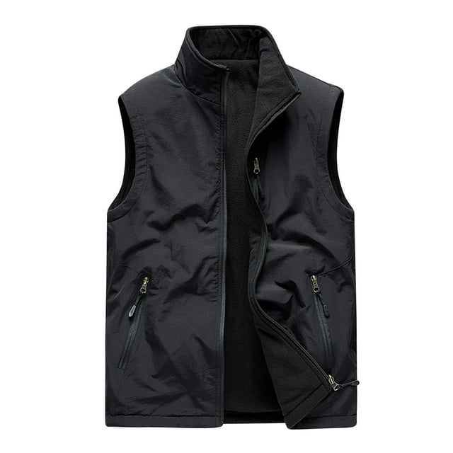 Njoeus Men's Lightweight Softshell Vests, Mens Outerwear Windproof ...