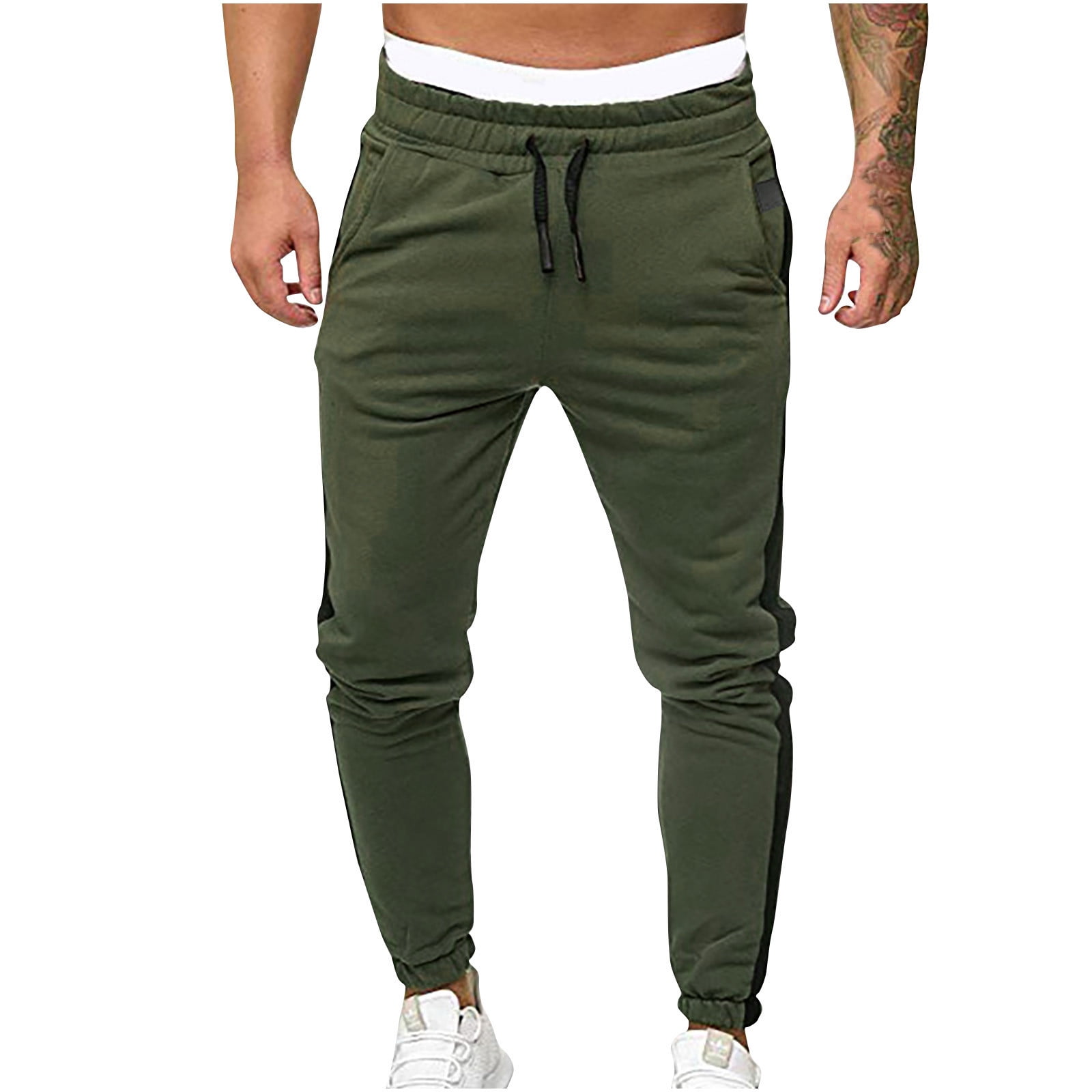 Njoeus Men's Slim Jogger Pants, Mens Tapered Athletic Pants Sweatpants ...