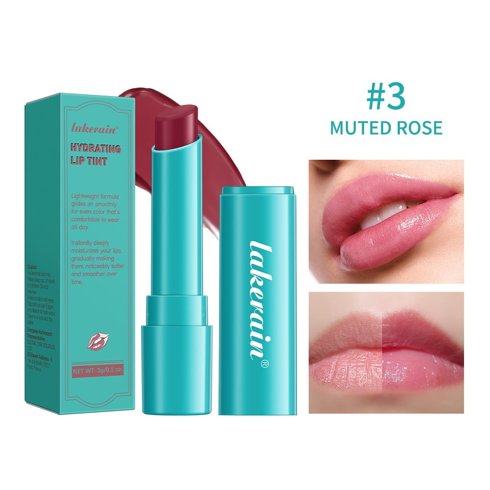 Njoeus Natural Lip Balm, Tinted Lip Balm Nourishing Hydrating Lip Gloss ...