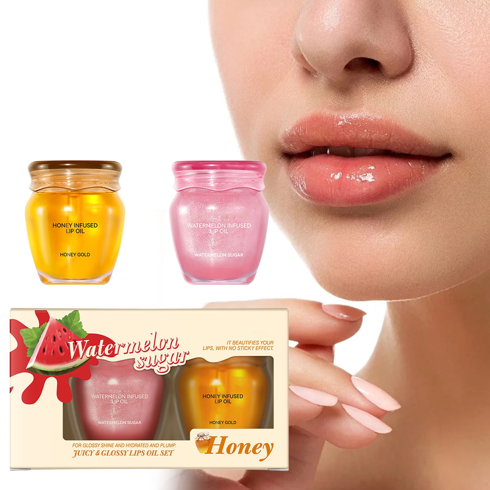 Njoeus Rare Beauty Lip Oil, Lip Oil Plumping Lip Tint Moisturizing Lip ...