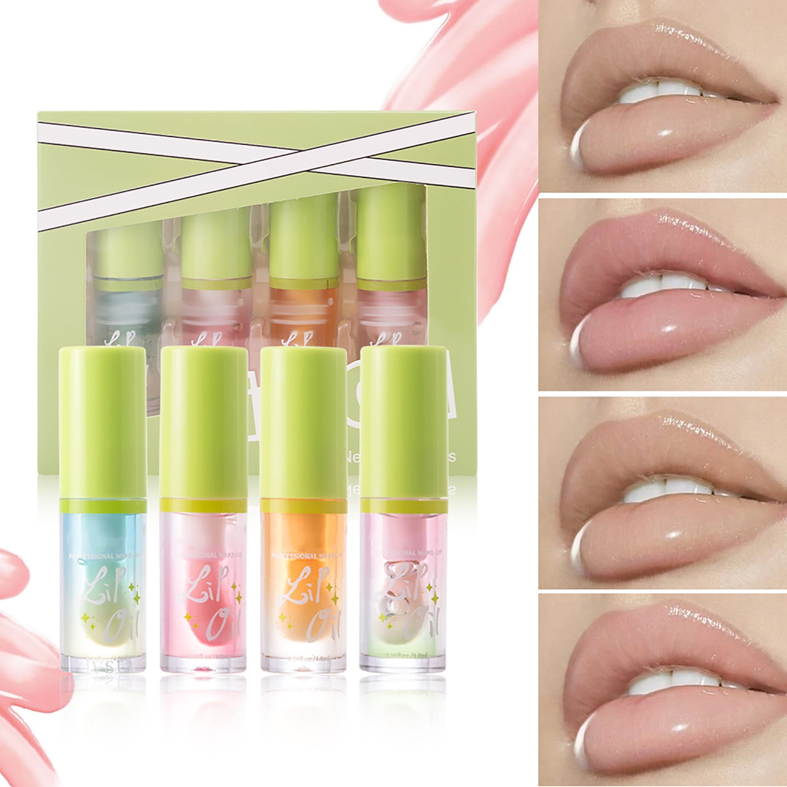 Njoeus Rare Beauty Lip Oil, Shuguang Moisturizing Big Head Brush Lip ...