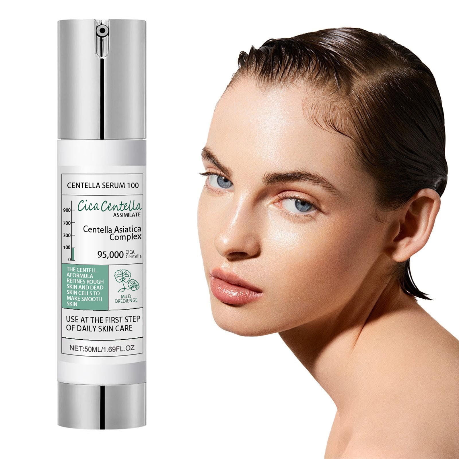 Njoeus Super Serum Night Repair, Hydrating Serum for Sensitive Skin, Centella Asiatica Liquid ...