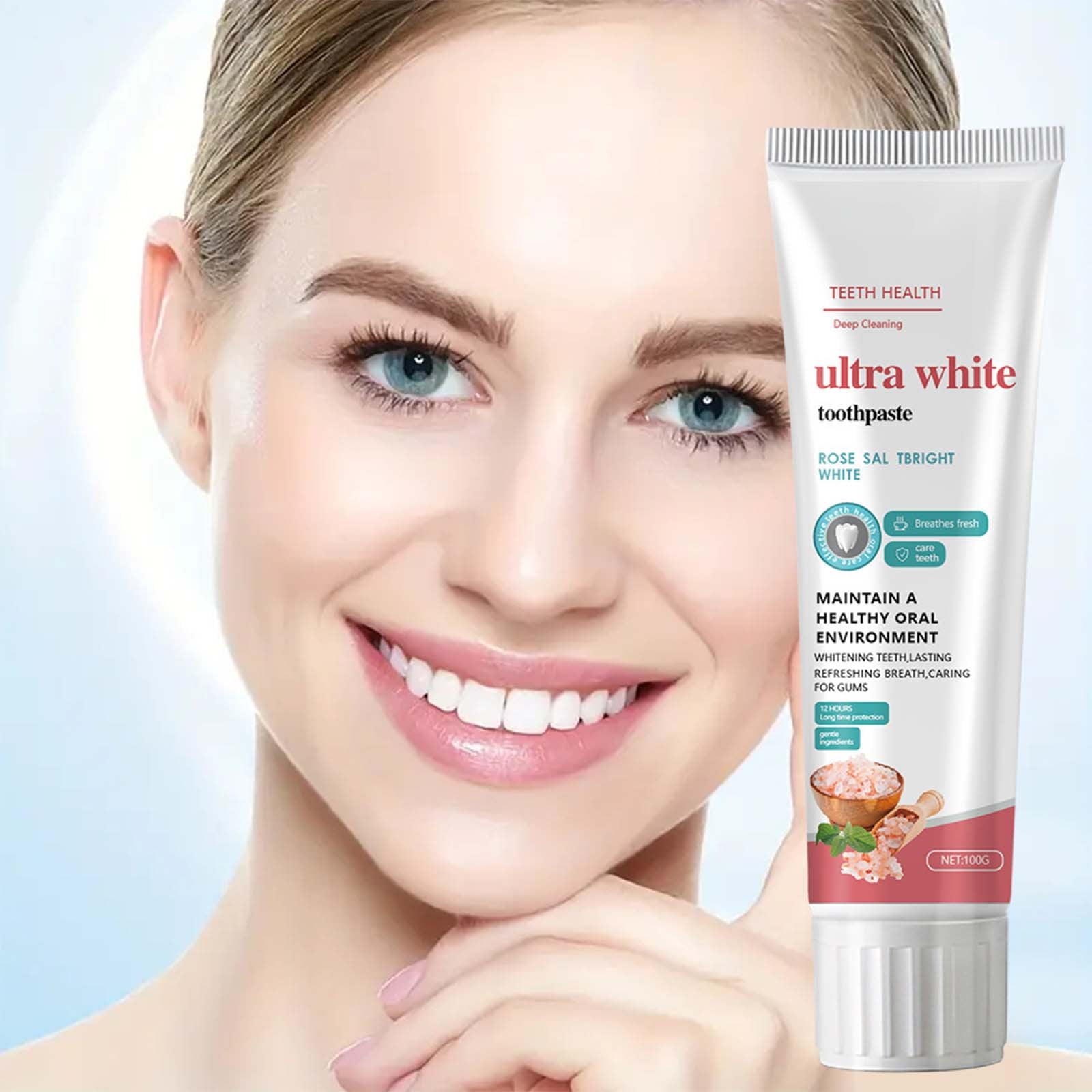 Njoeus Toothpaste Sensitive Teeth, Travel Toothpaste, 100g - Protecting ...