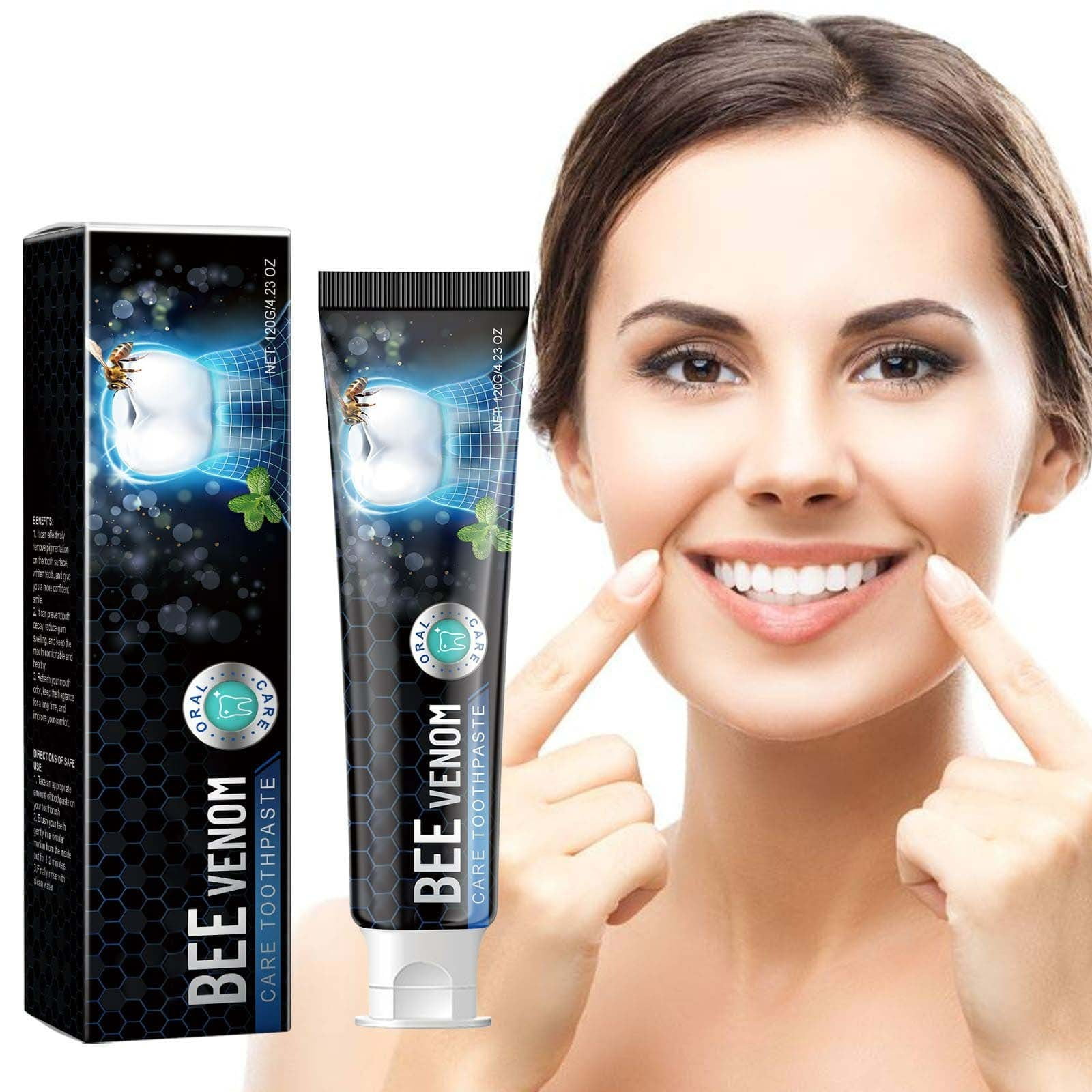 Njoeus Toothpaste Sensitive Teeth, Travel Toothpaste, Tooth Cleaning ...