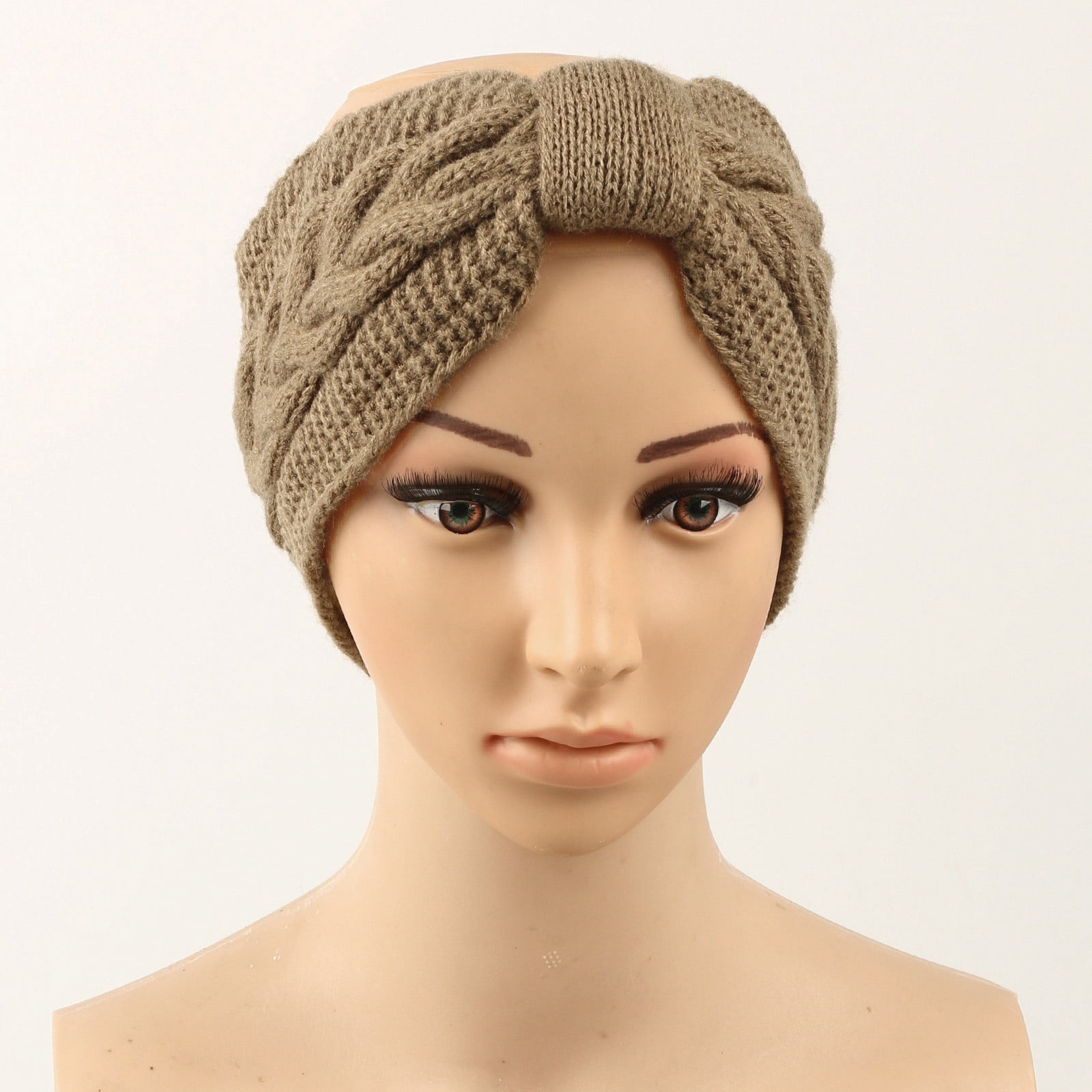 Njoeus Winter Headbands For Women Ear Warmer Knit Knot Turban Soft
