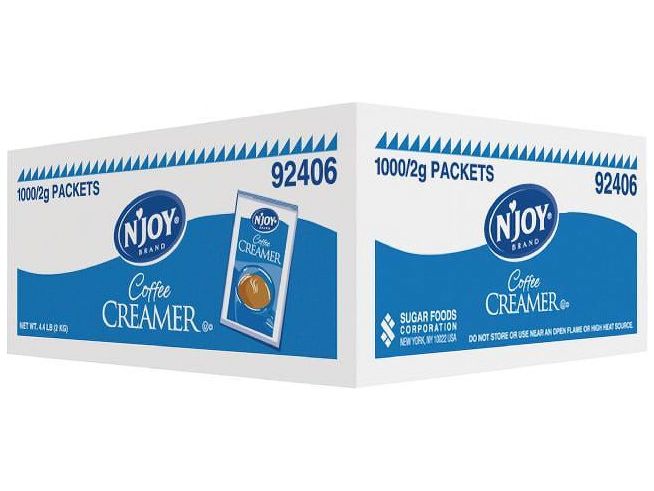 Njoy Nondairy Coffee Creamer, 2g Packets, 1000/Box - Walmart.com