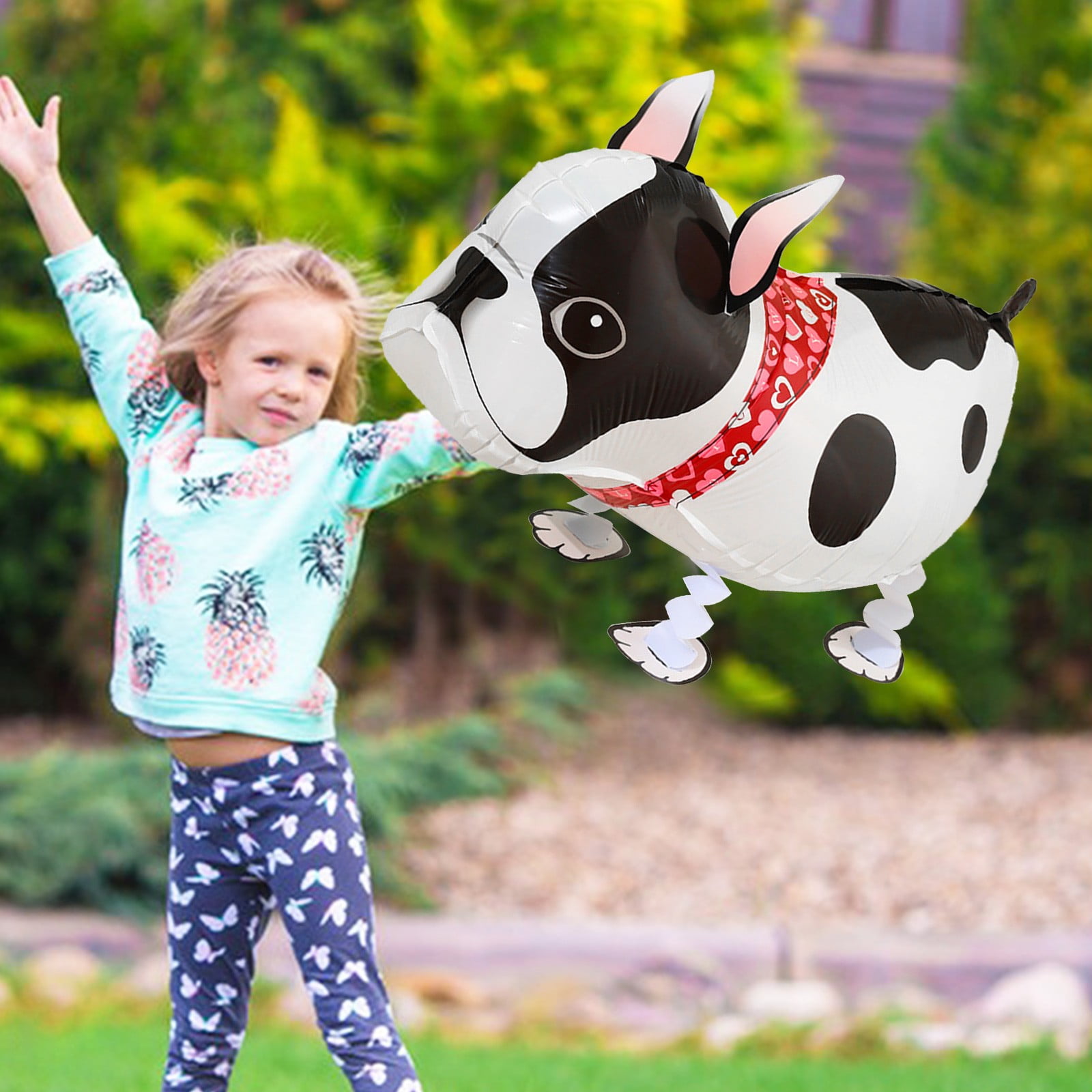 Njspdjh 1 Piece Walking Animal Balloon Farm Animal Balloon Birthday ...