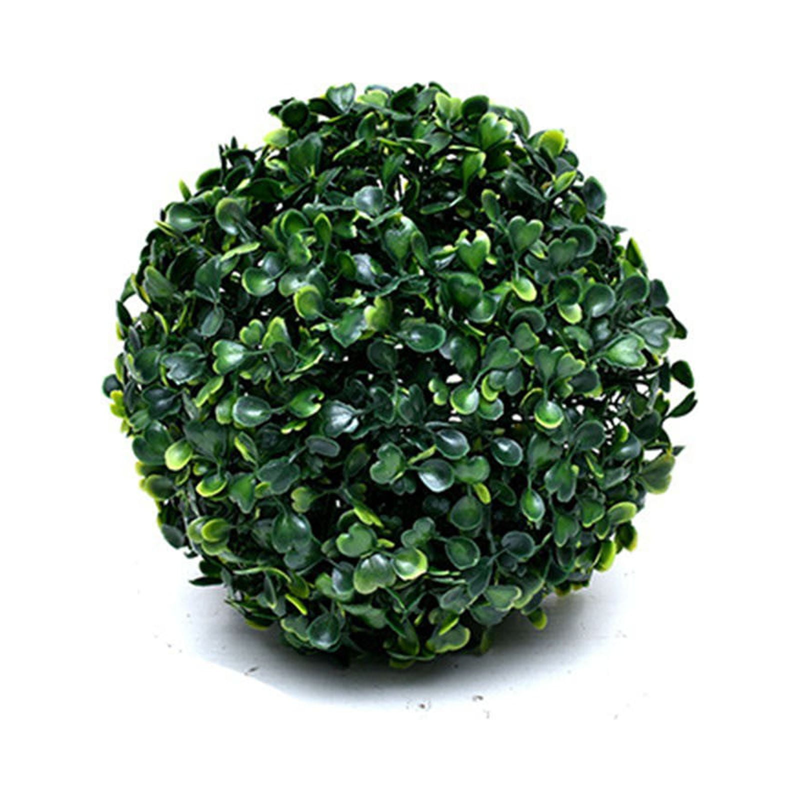 Njspdjh Artificial Topiary Trees Ball Lifelike Leaf Boxwood Decor For ...