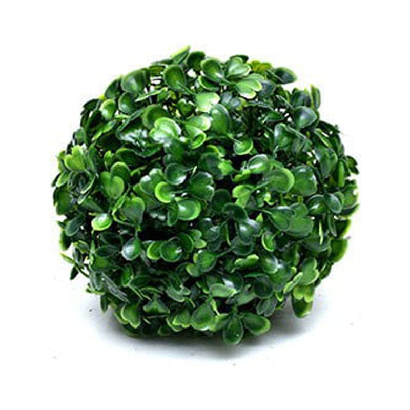 Njspdjh Artificial Topiary Trees Ball Lifelike Leaf Boxwood Decor For ...