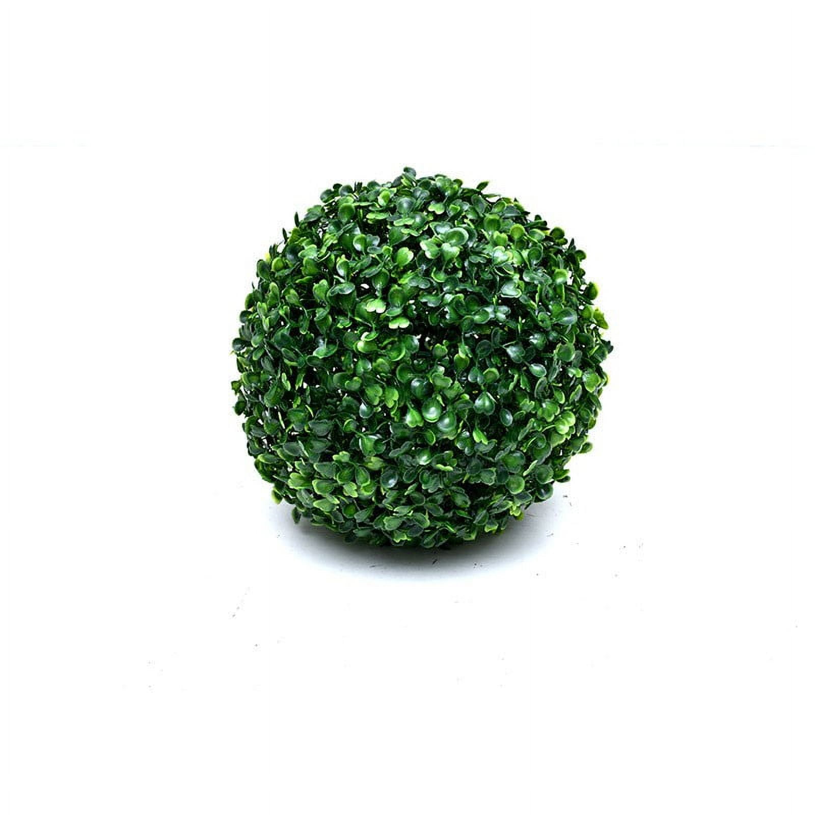 Njspdjh Artificial Topiary Trees Ball Lifelike Leaf Boxwood Decor For ...