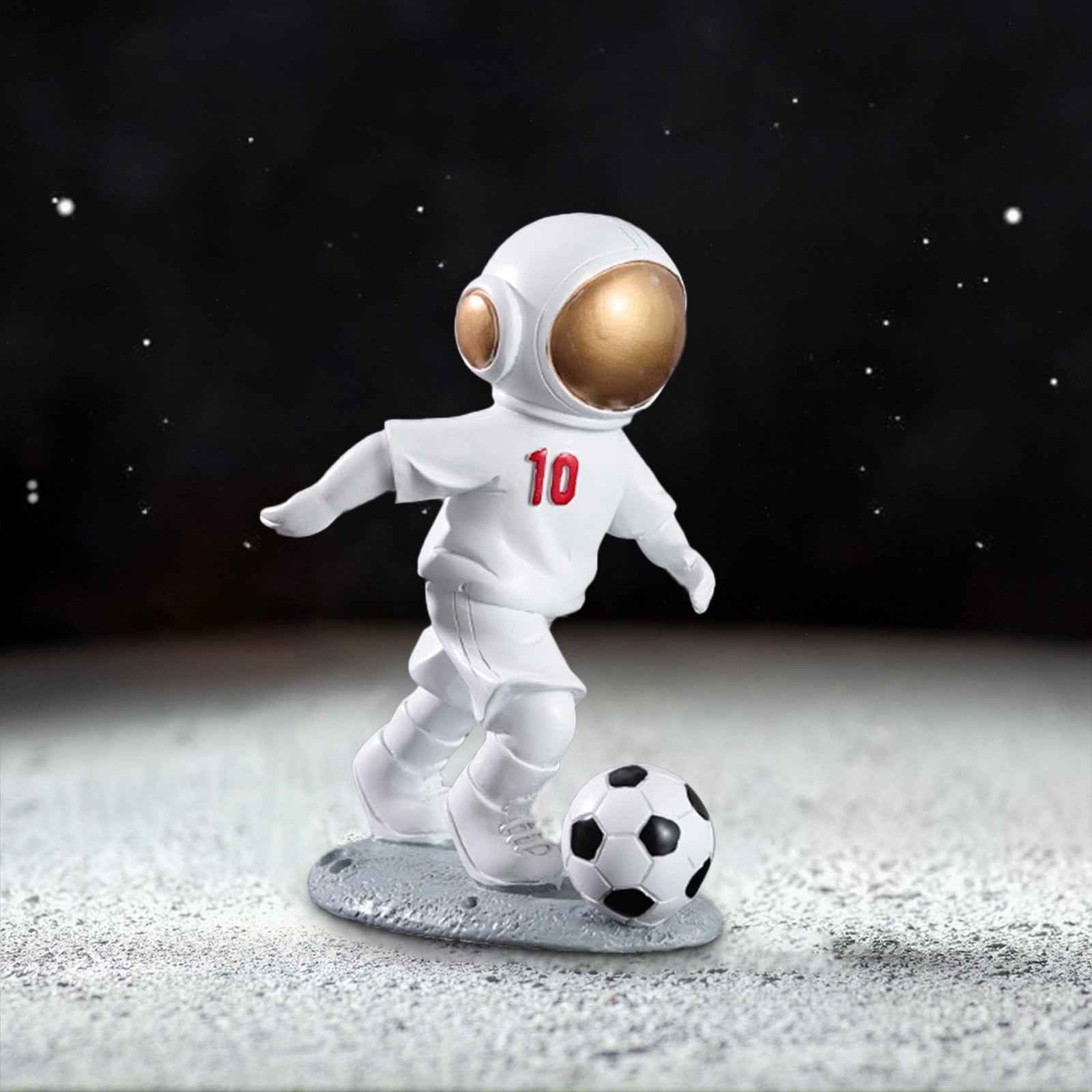 Njspdjh Astronaut Figurine Decor Polyresin Astronaut Statue Spaceman ...