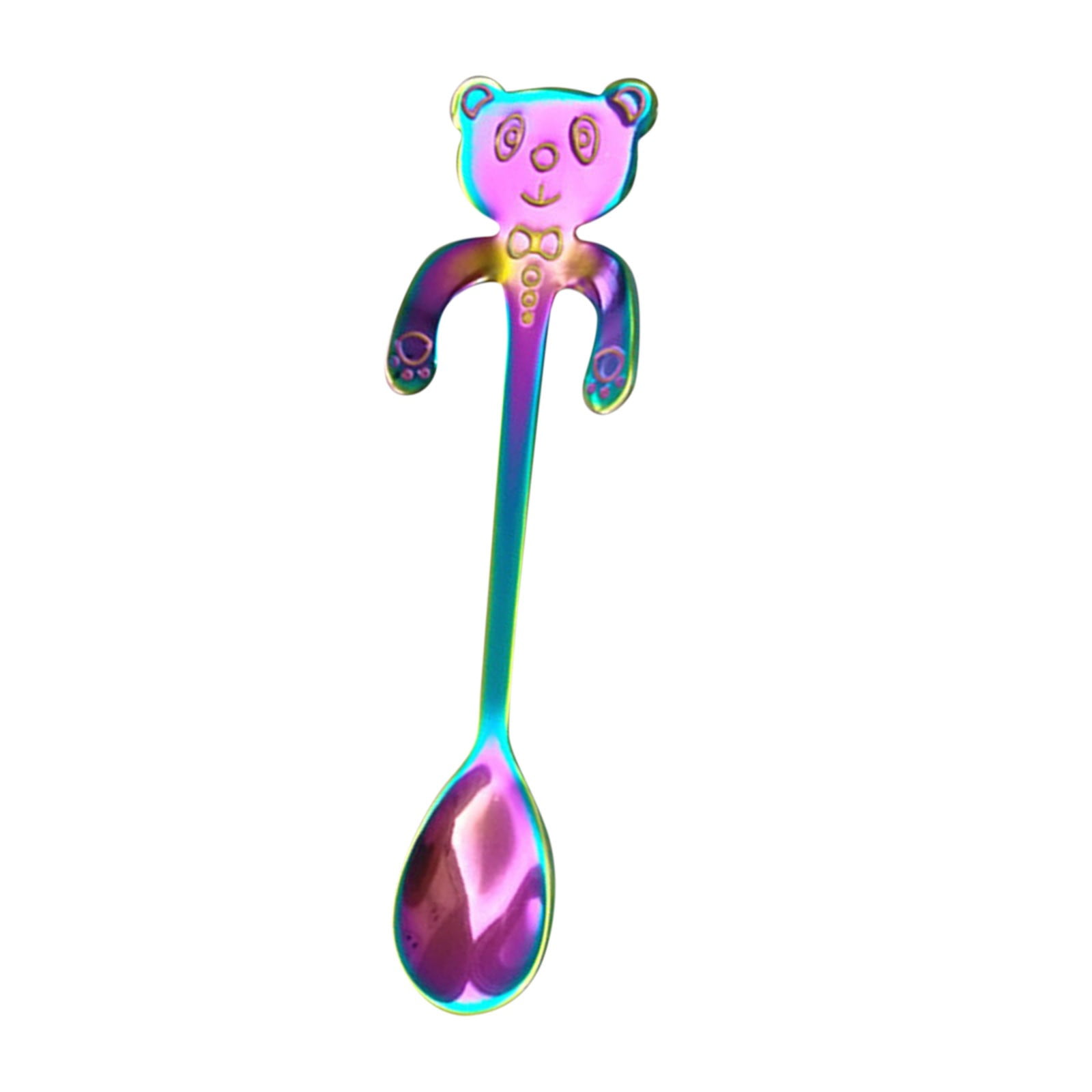 Njspdjh Dinnerware Spoon Soup Hanging Spoon Dessert Hugging Sugar Spoon ...