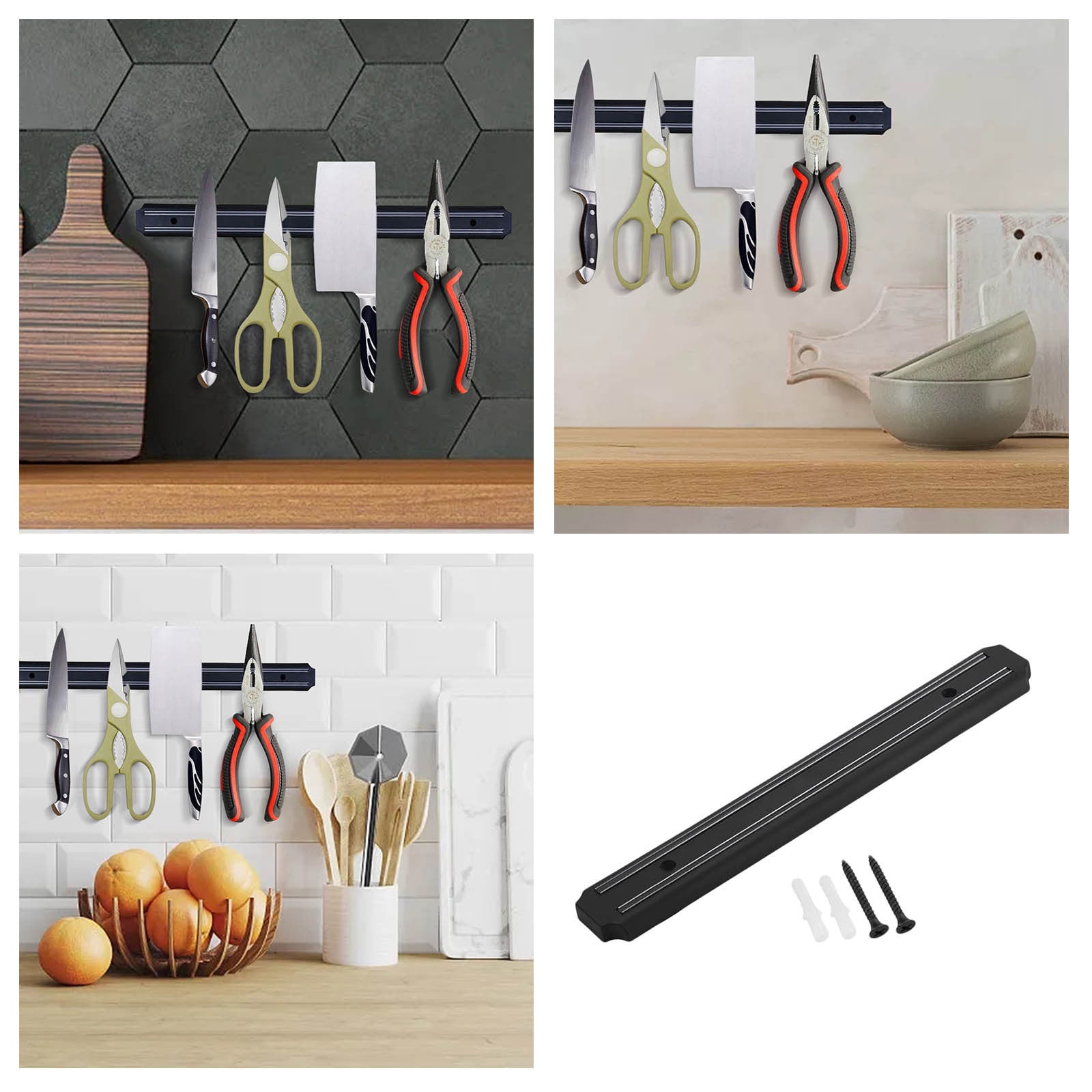 Njspdjh Dish Drying Rack Wall Mounted Scissors Cutlery Storage Rack ...