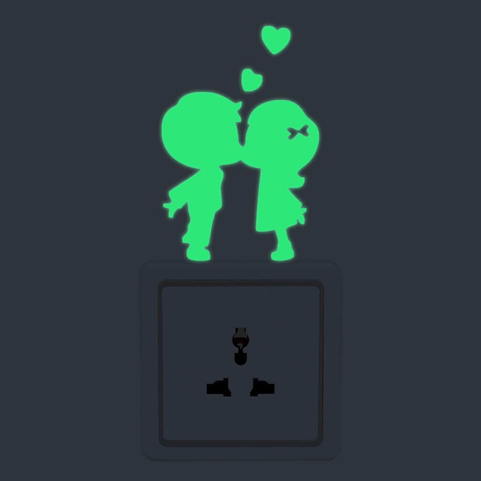 Njspdjh Fluorescent Sticker Luminous Carved Stickers Luminous Stickers ...