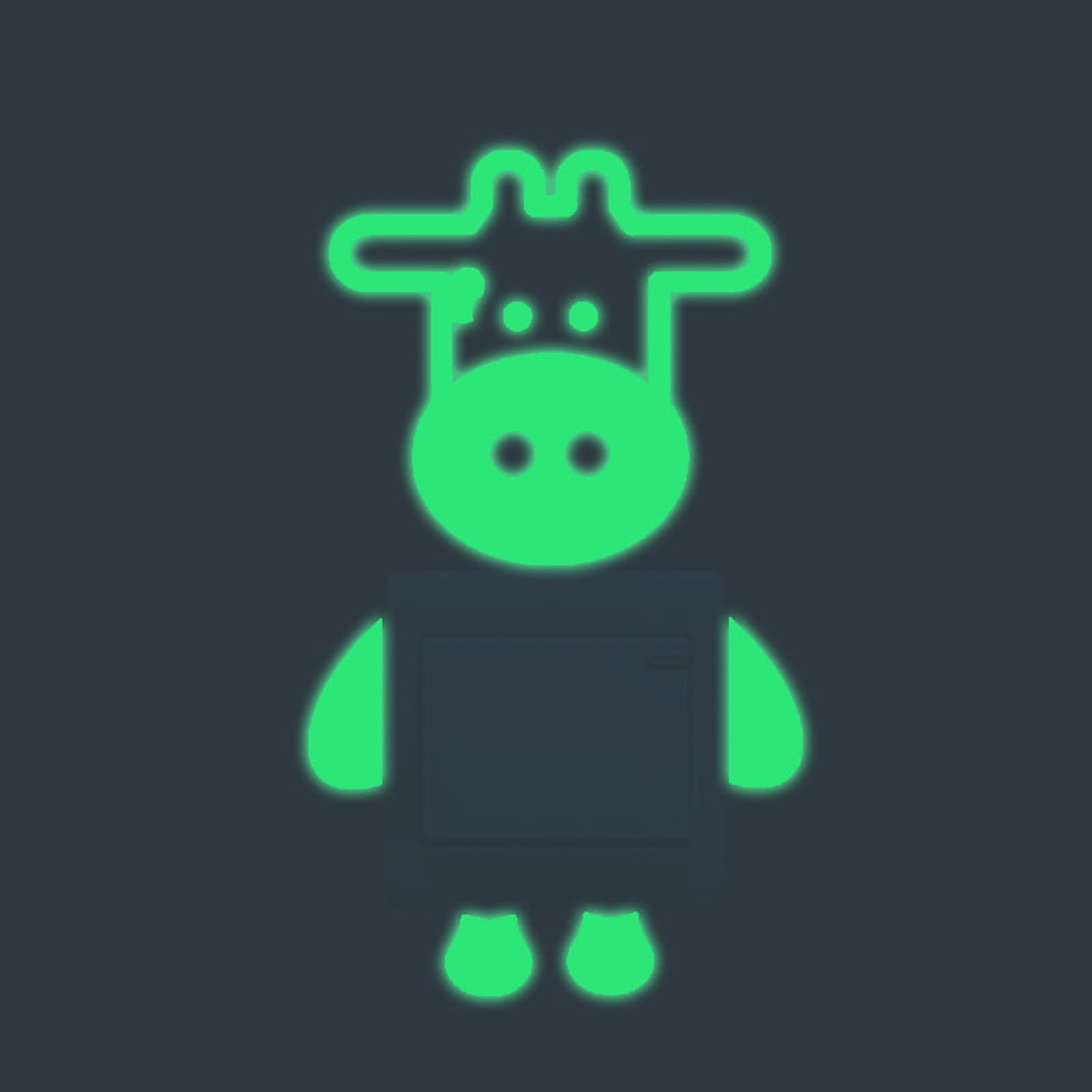 Njspdjh Fluorescent Sticker Luminous Carved Stickers Luminous Stickers ...