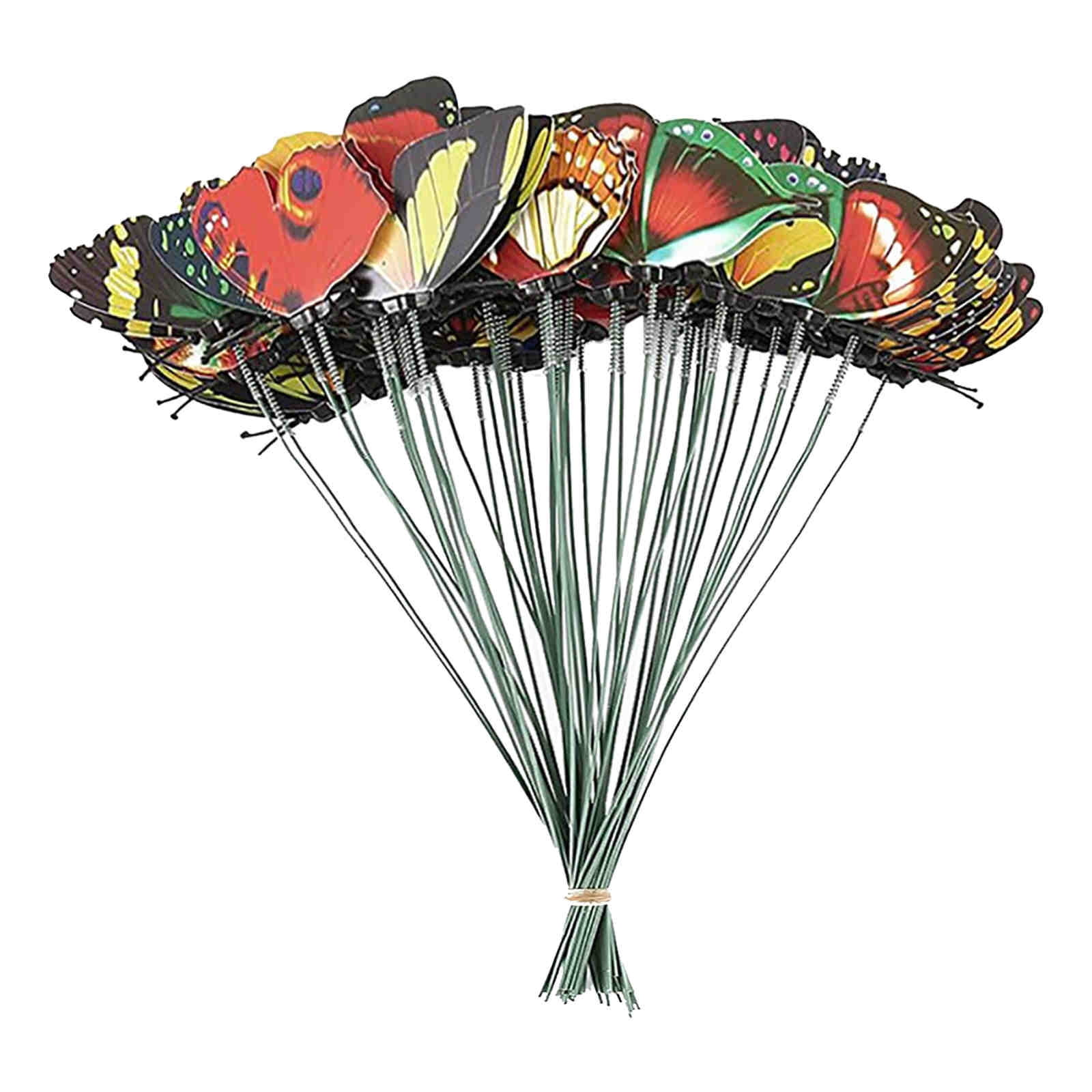 Njspdjh Kitchen Supplies Clearance 50PCS Garden Butterflies Colourful ...