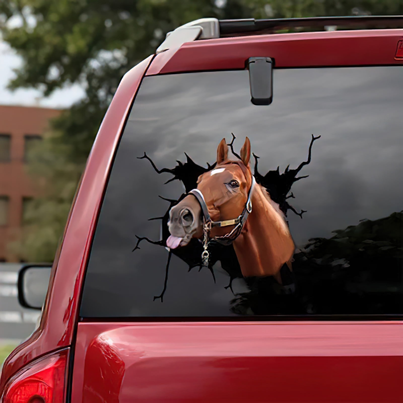 Njspdjh Kitchen Utensils Yuck Stickers Bull Horse Car Sticker Pet Funny ...