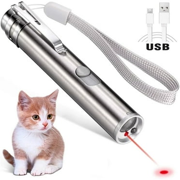 AUPERTO Laser Pointer for Cats USB Rechargeable, Cat Dog Interactive ...