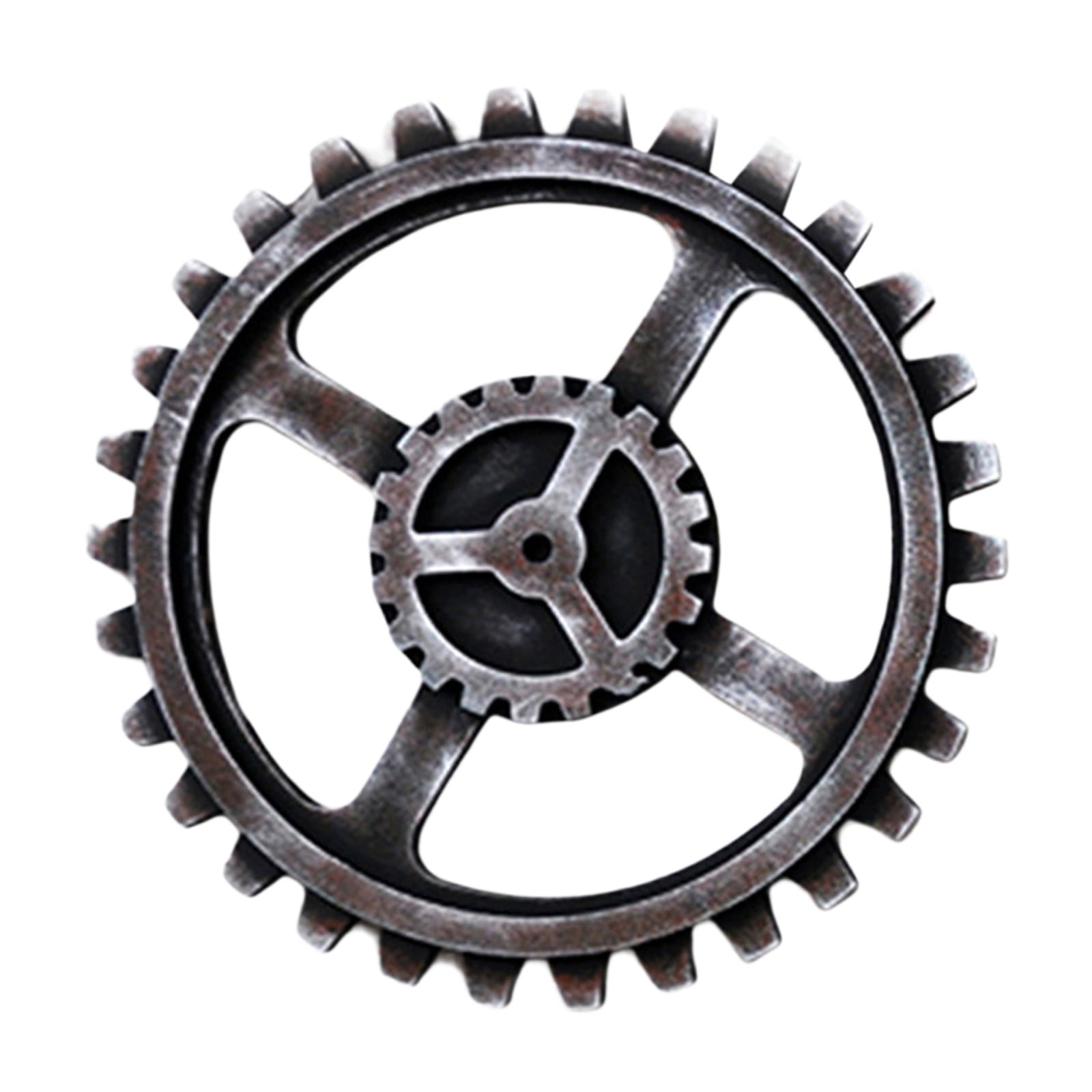 Njspdjh Retro Industrial Style Wooden Hanging Home Decorative Gear ...