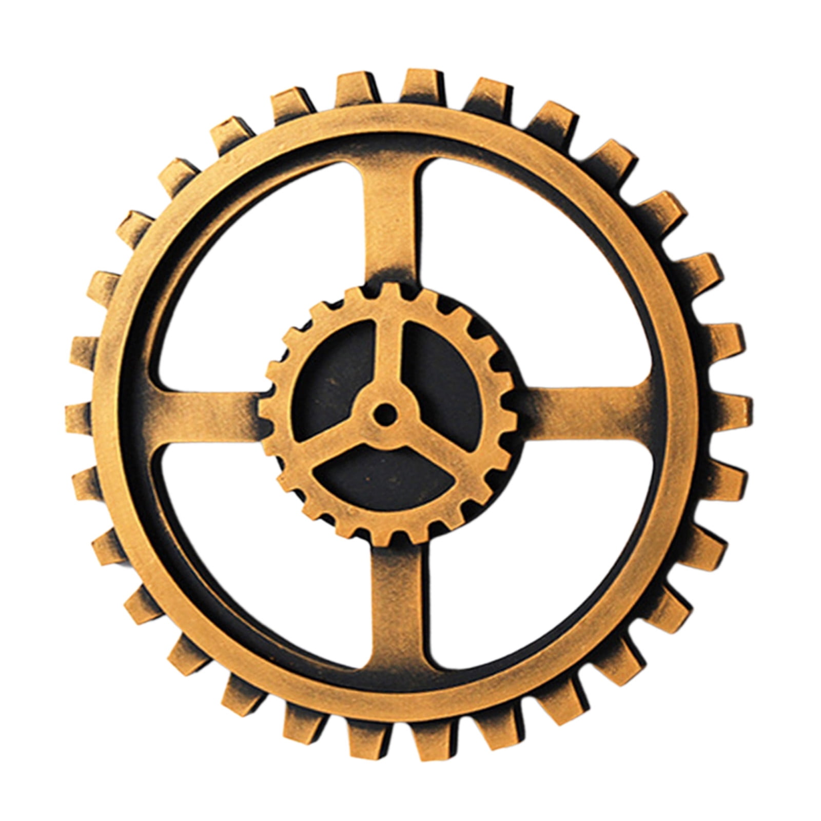 Njspdjh Retro Industrial Style Wooden Hanging Home Decorative Gear ...