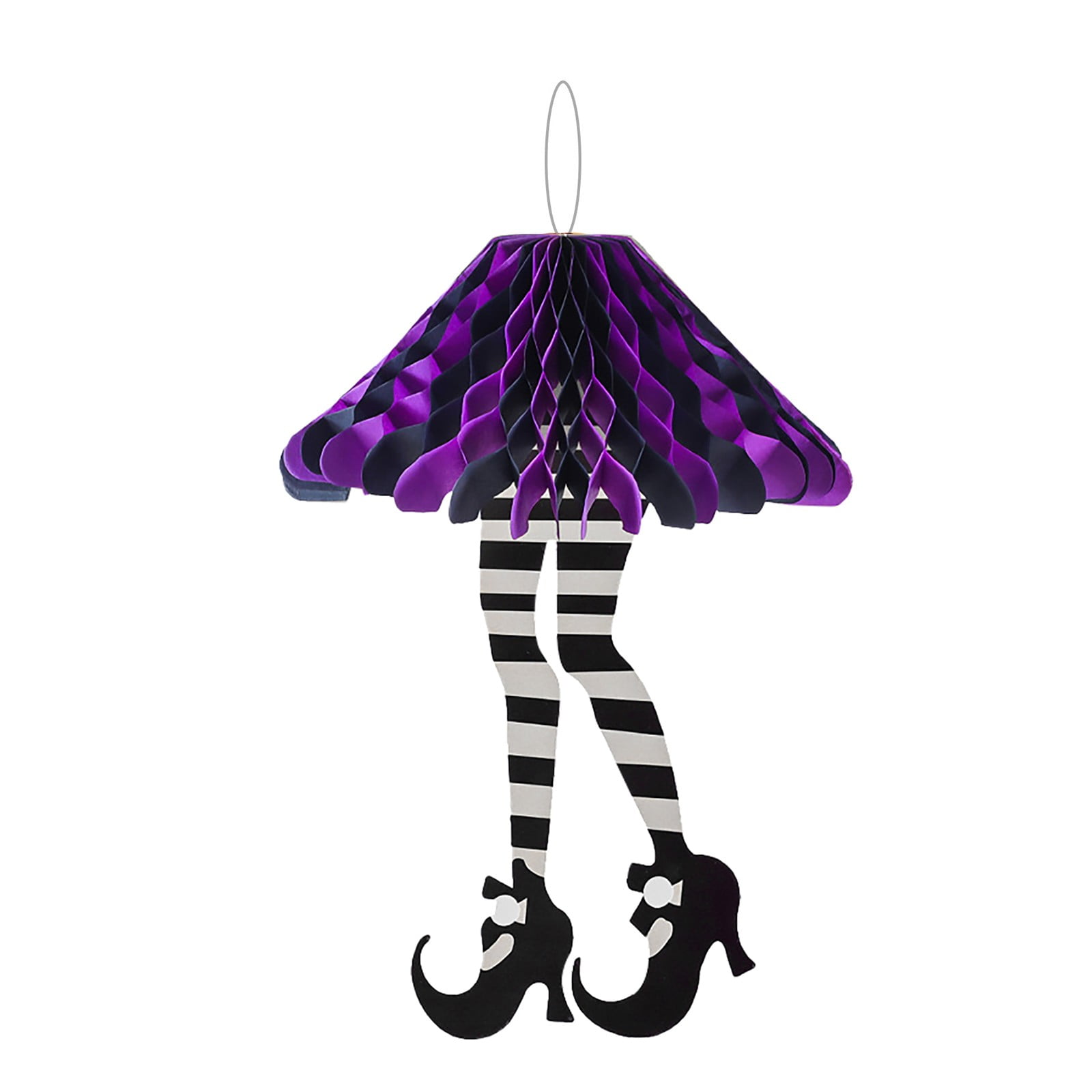 Njspdjh Rocking Ornament Transparent String for Hanging Witch Legs ...