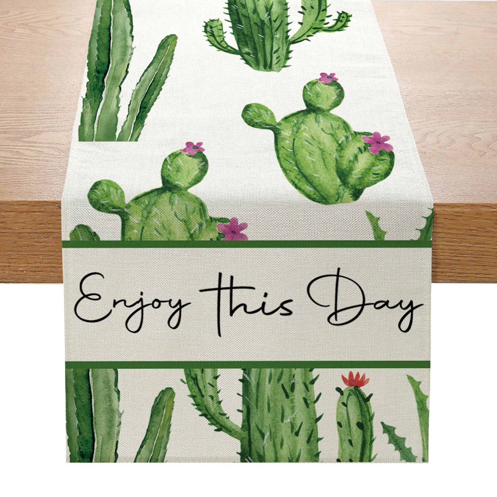 Njspdjh Table Runner Summer Seasonal Anniversary Holiday Kitchen Dining ...
