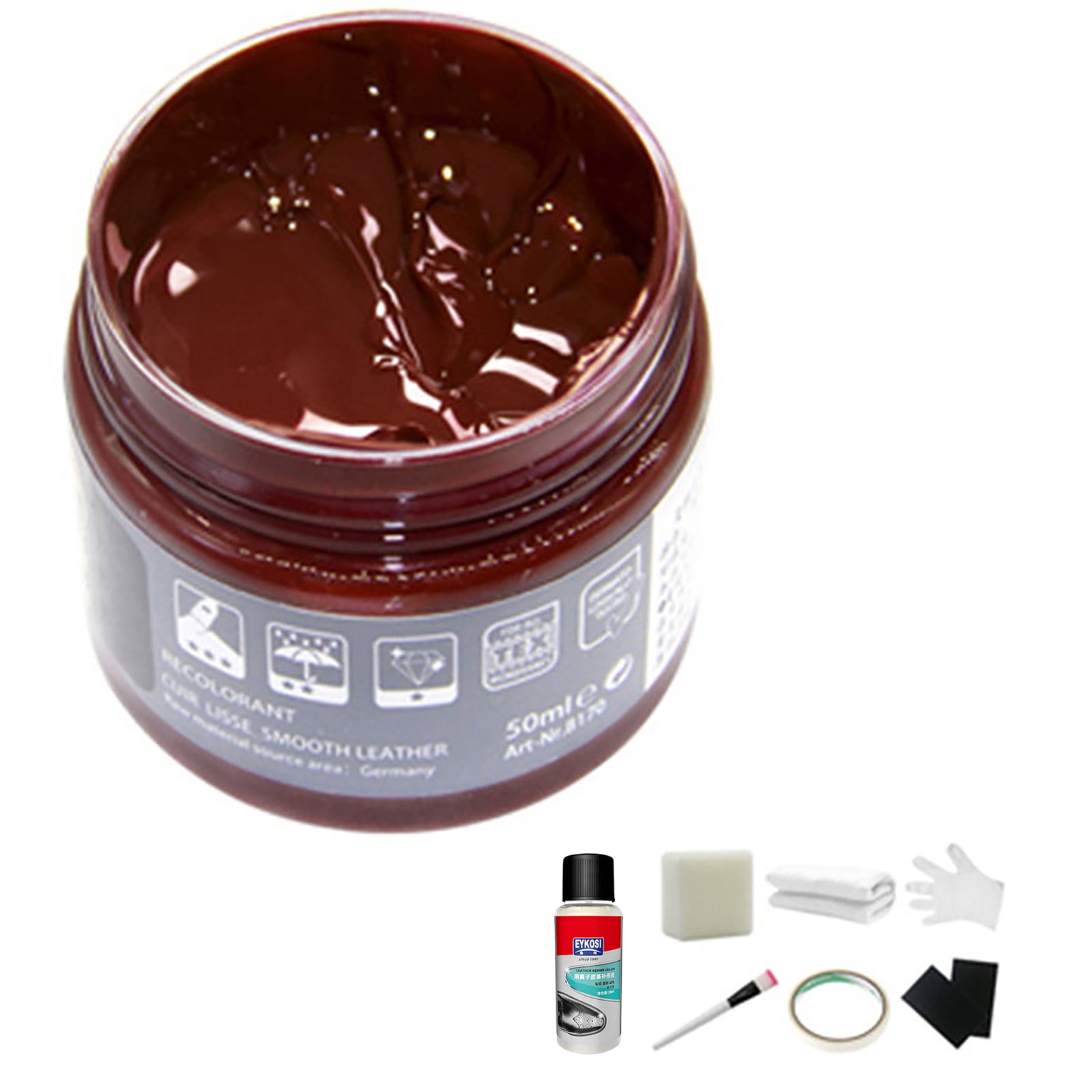 Njspdjh The Leather Recoloring Balm, Leather Color Restorer, Leather ...