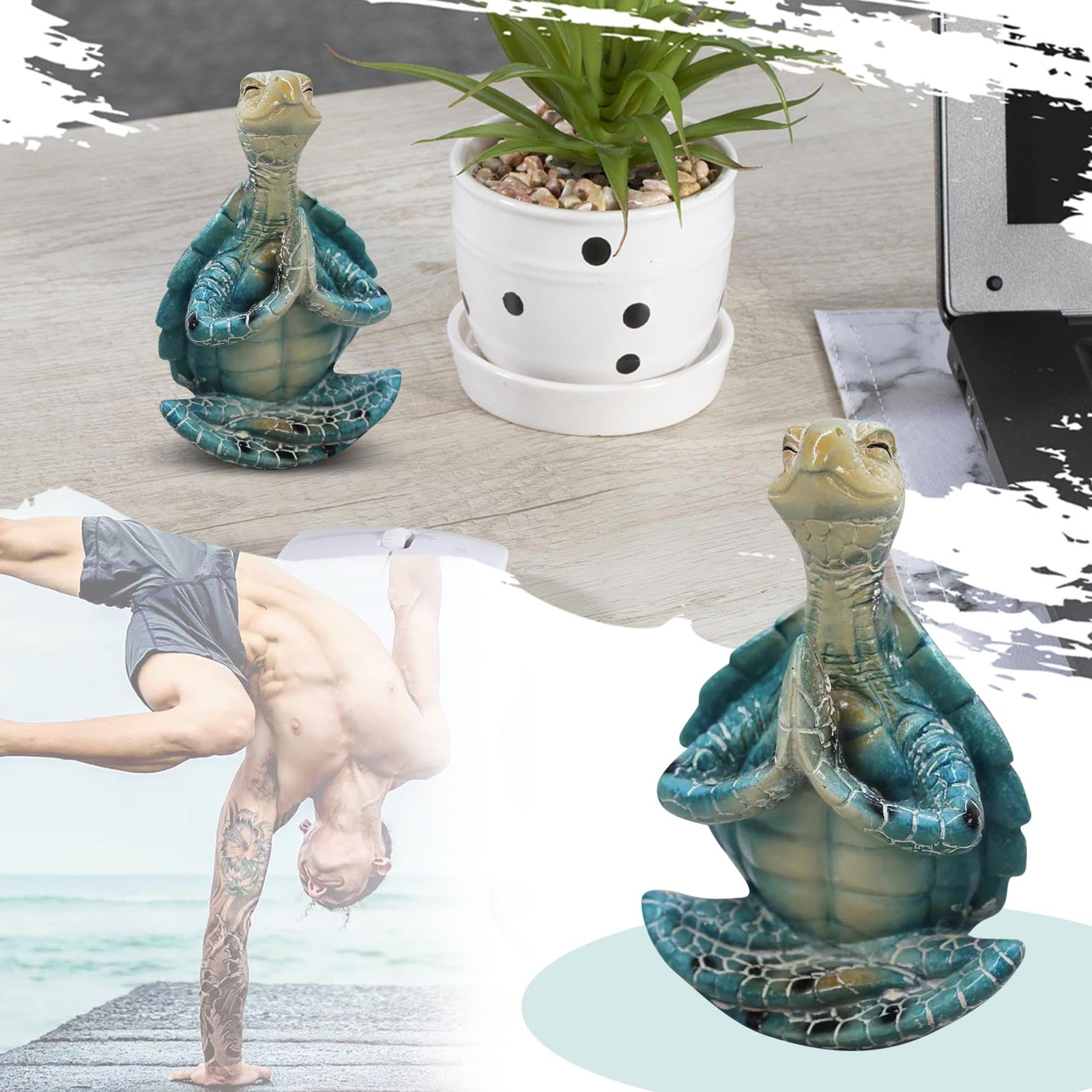 Njspdjh Yard Statues Outdoor And Garden Interesting Meditation Yoga ...