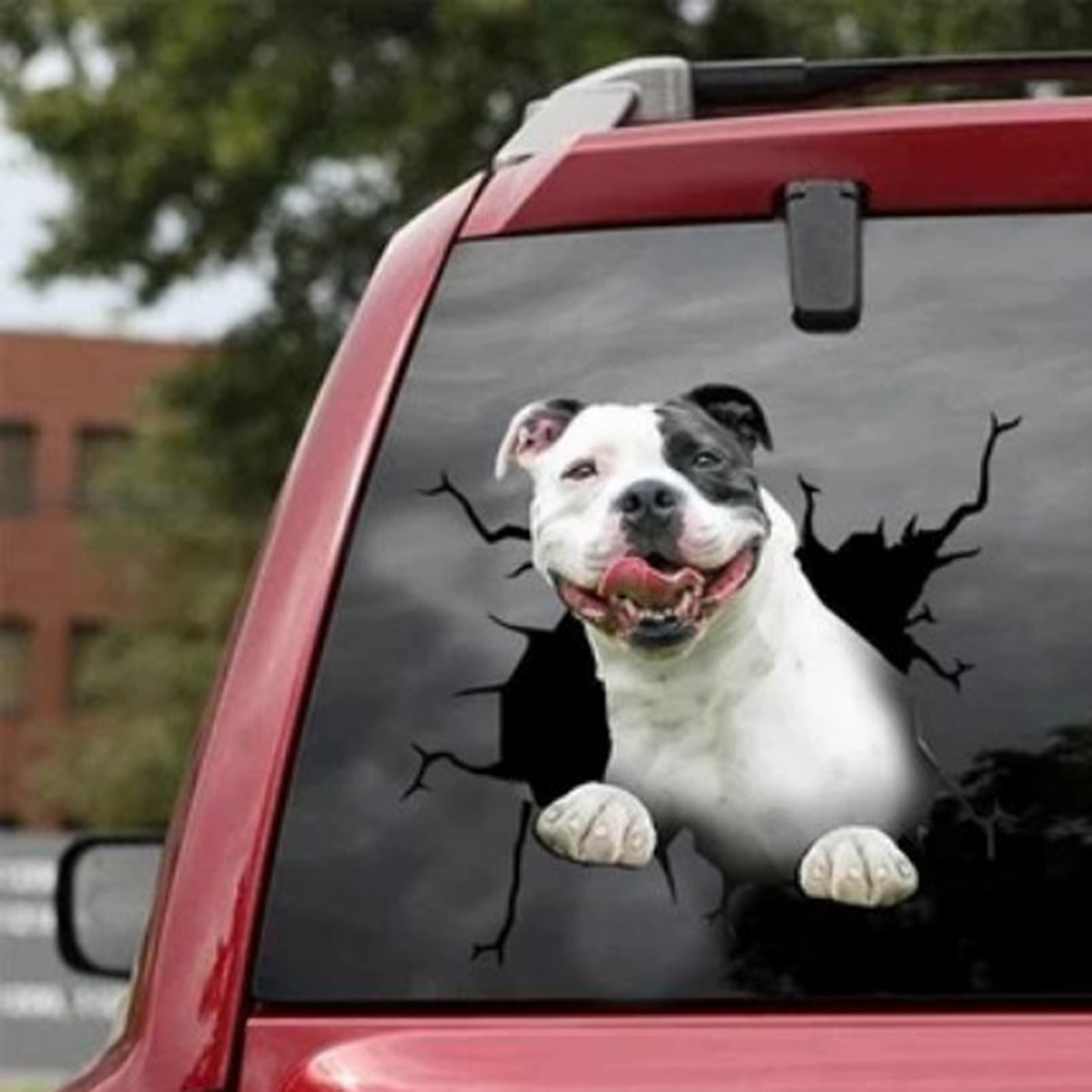 Njspdjh Young Woman Room Decorations for Bedroom Animal Dog Car Sticker ...