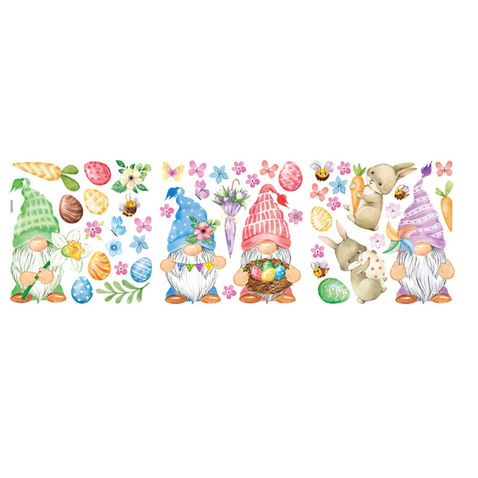 Njspdjh Young Woman Room Decorations for Bedroom Easter Sticker Window ...