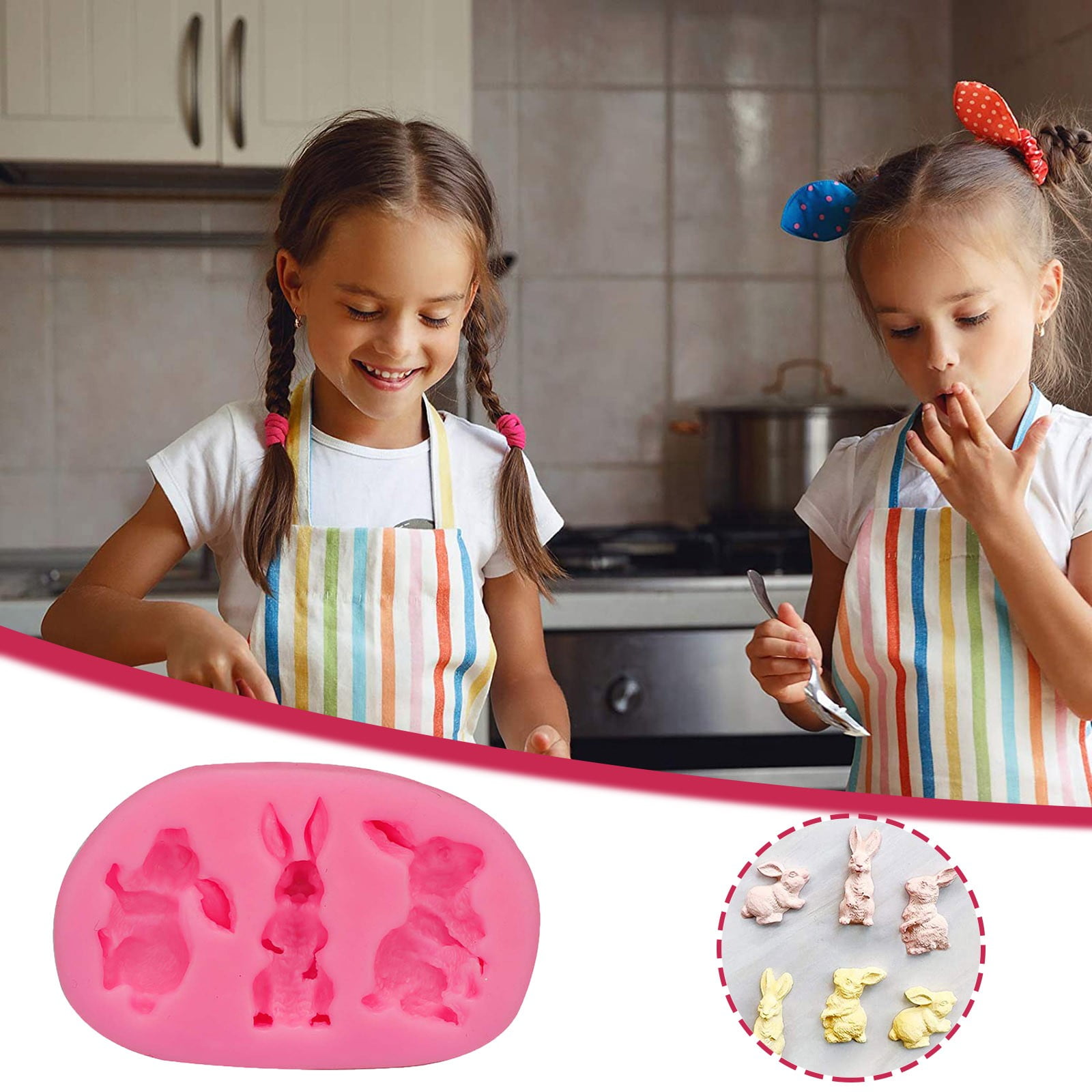 Njspdjh Yule Log Cake Pan Disposable Yule Log Cake Pan Easter Silicone ...