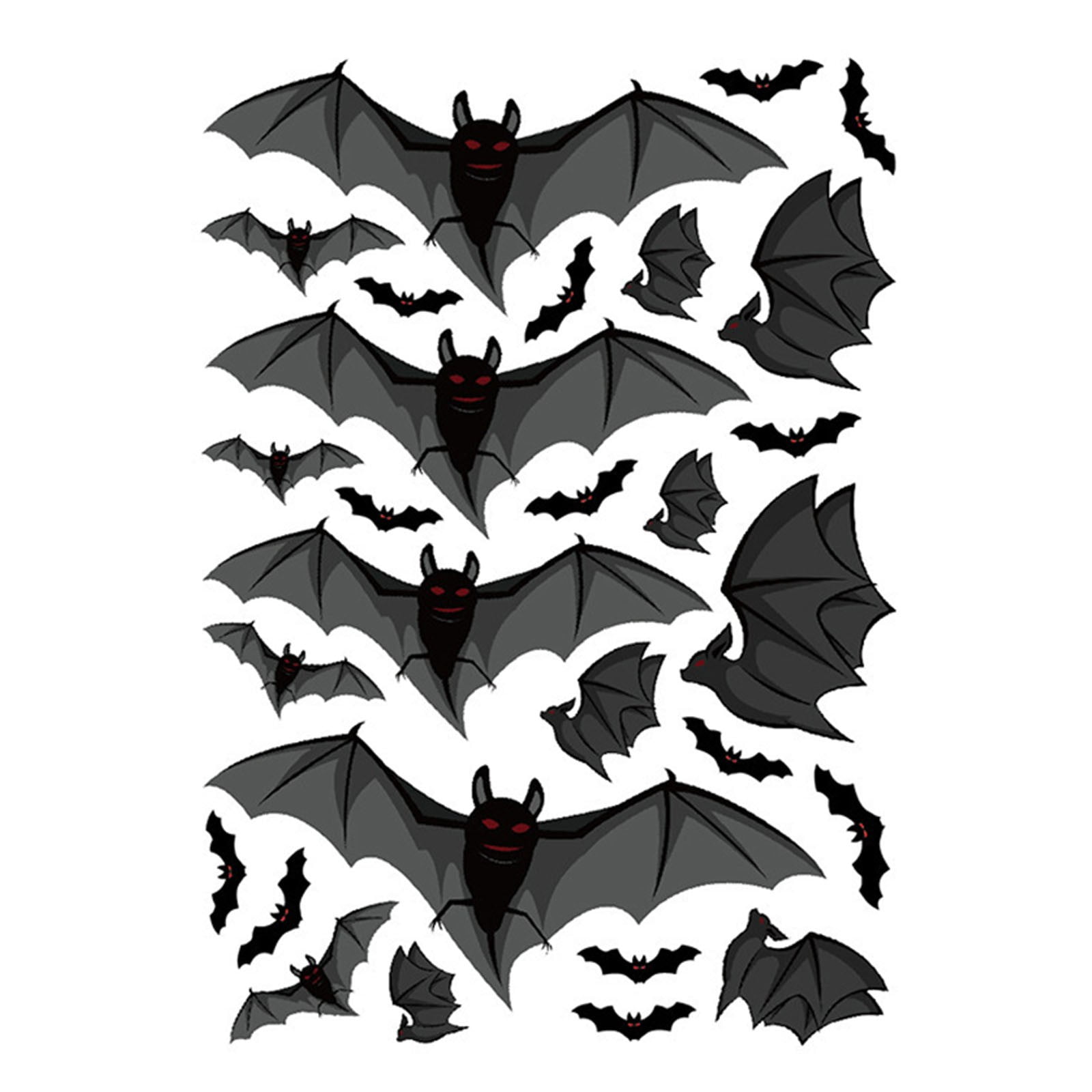 Njspdjh Zoo Animal Stickers for Kids Bat Paste Creative Decoration ...