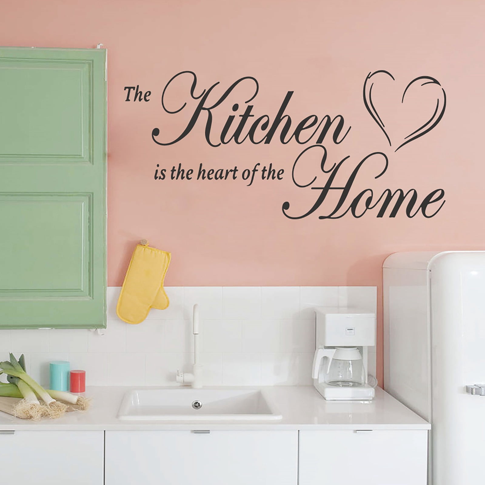 Njspdjh Zoo Animal Stickers for Kids Wall Stickers The Kitchen is a ...