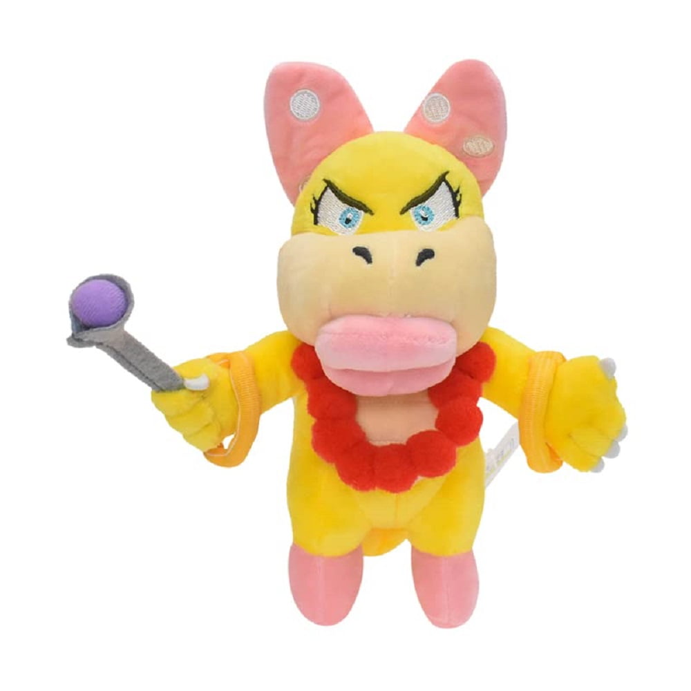 Njube 8 Inches Standing Wendy Lemmy Koopa Plush Lemmy and Wendy Koopalings Doll Stuffed Animals ...