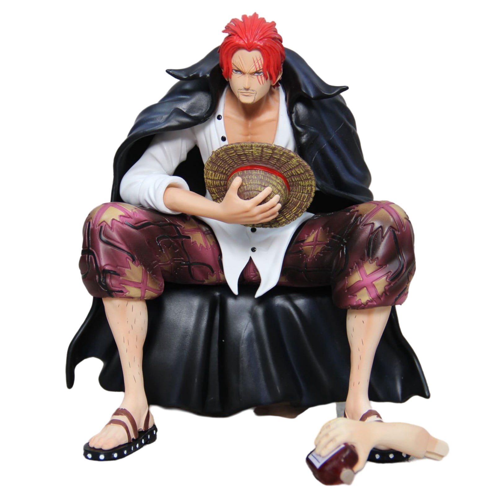 Njube Action 16cm Shanks Figure (Sitting position Ver) Anime Toy Statue ...