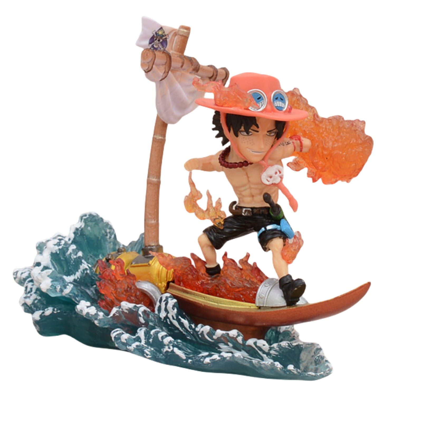 Njube Action Figure Ace Figure Anime Statue Home Decor Birthday Decor ...