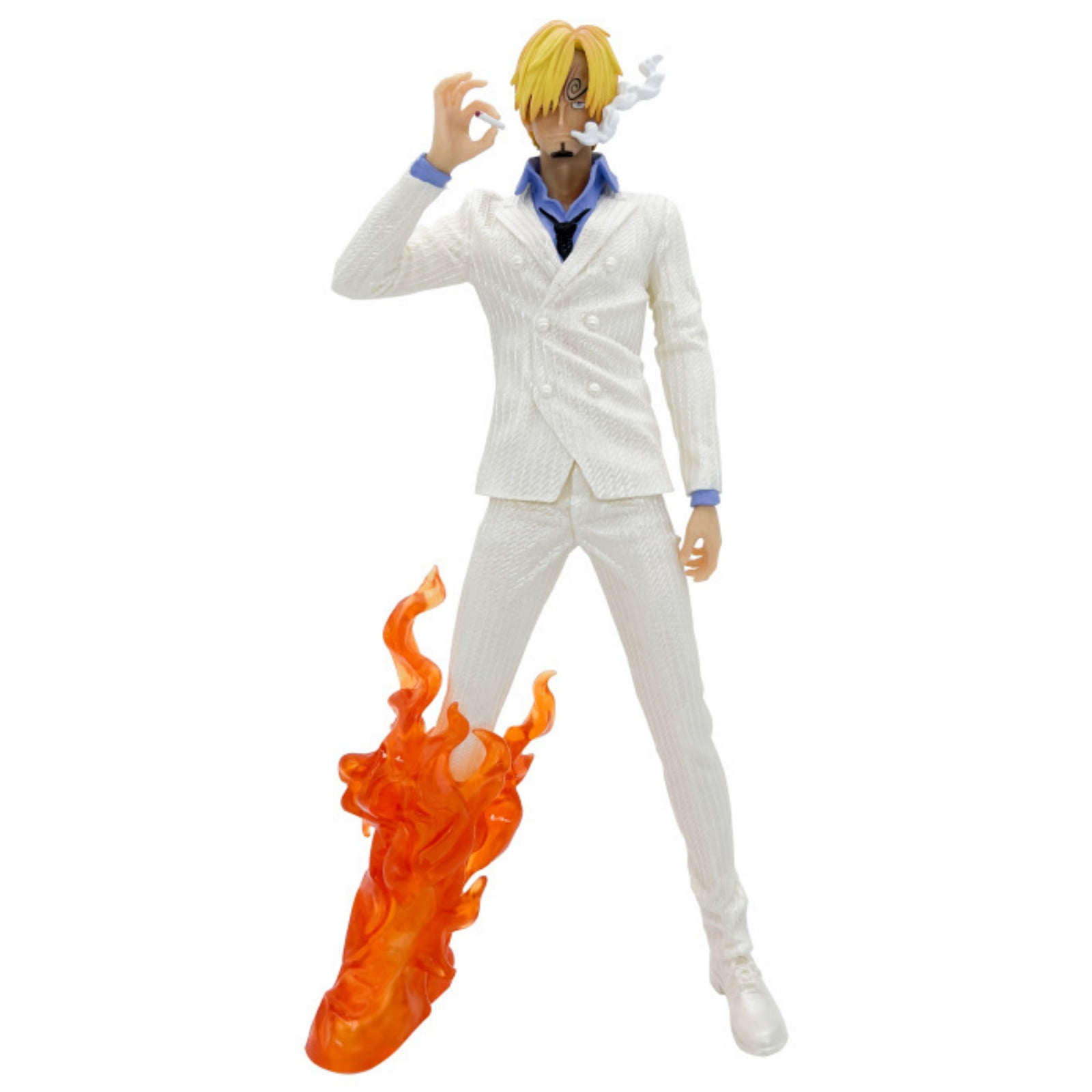 Njube Action Figure Anime Statue Birthday Gift PVC Sanji Figure (White ...