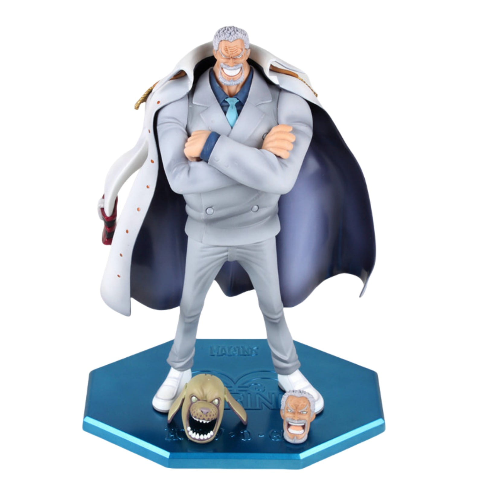 Njube Action Figure Garp Figure (Grey Ver.) PVC Animation Character ...