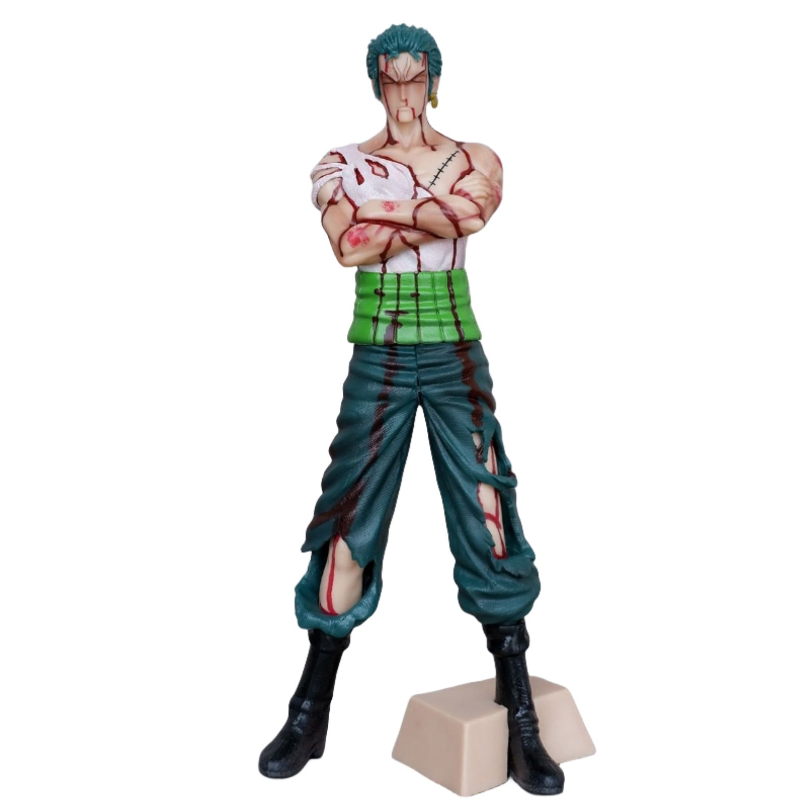 Njube Action Figure Home Decor Birthday Gift Serious Injury Zoro Figure ...