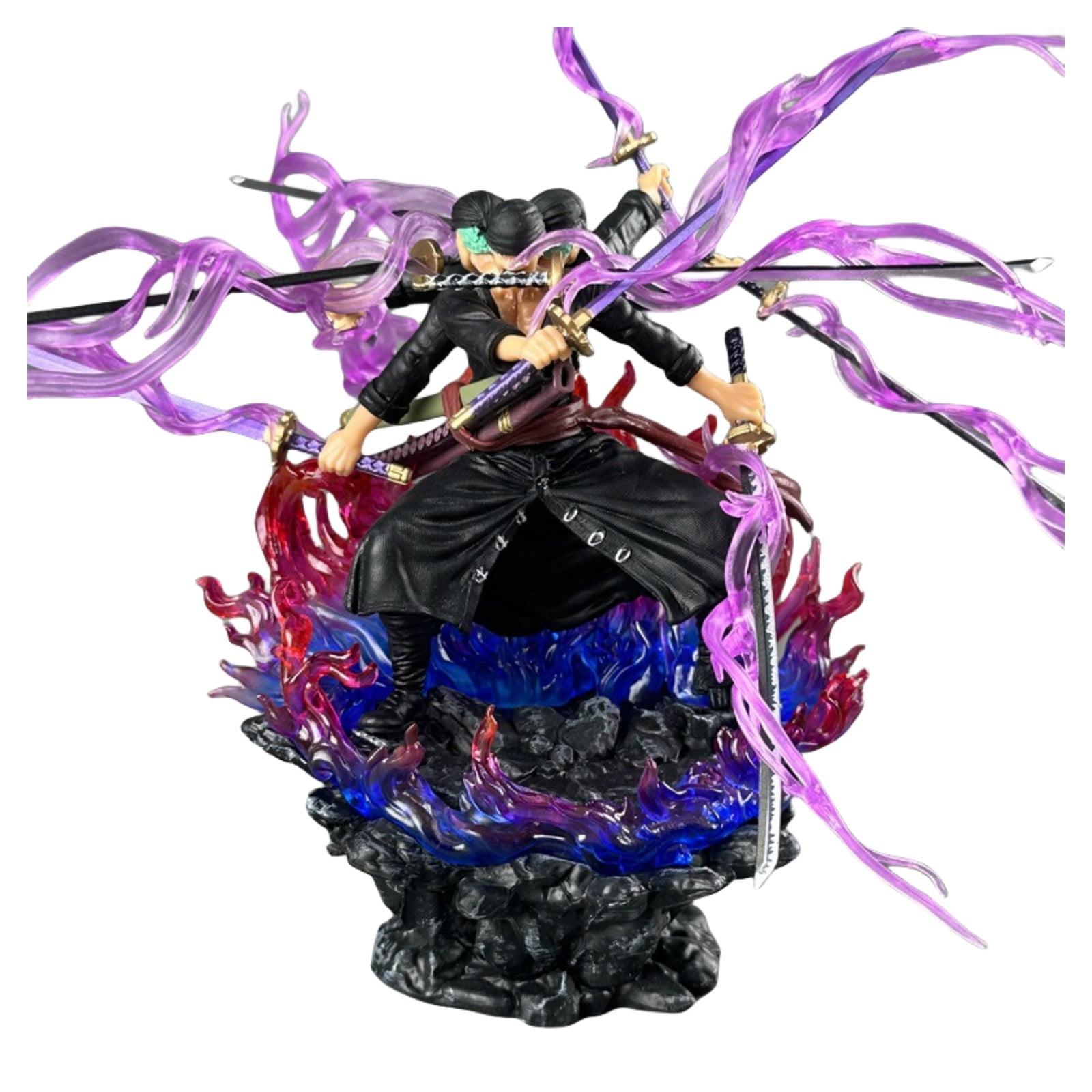 Njube Action Figure Home Decor Birthday Gift Three headed six armed ...