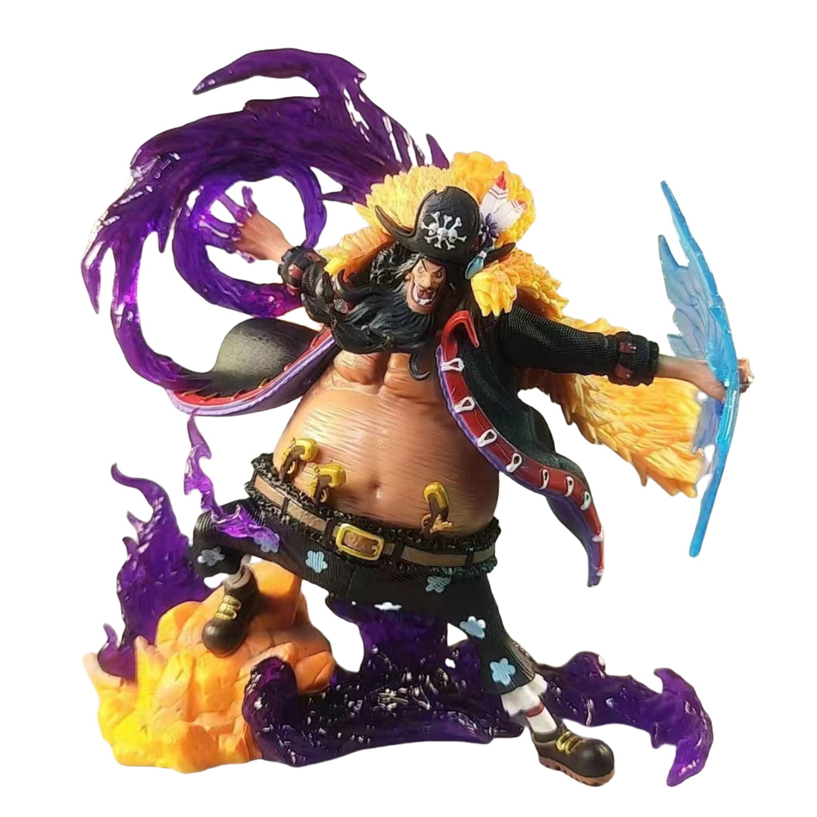 Njube Action Figure Marshall·D·Teach Figure PVC Animation Character ...