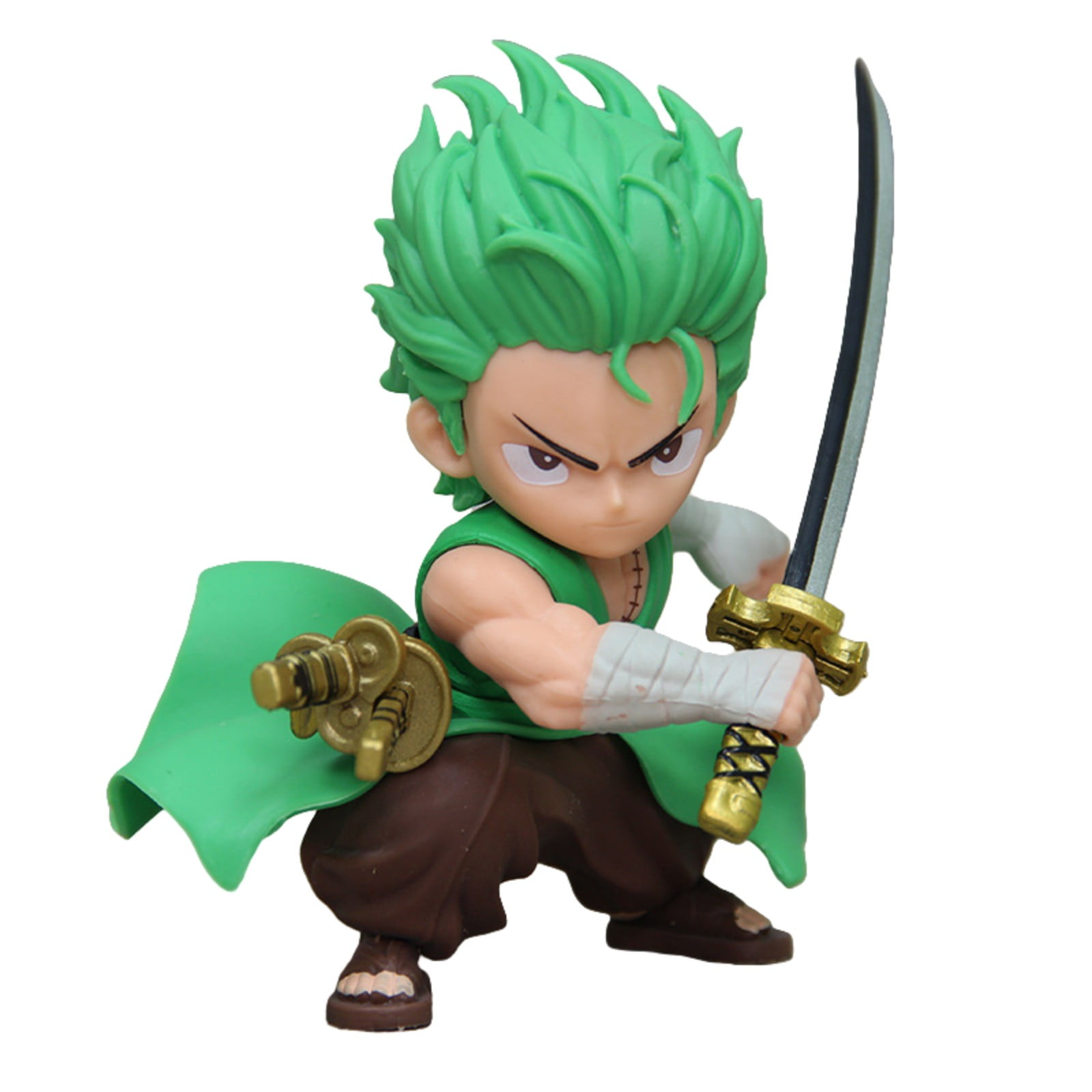 Njube Action Figure Q Version Roronoa Zoro Figure PVC Animation ...
