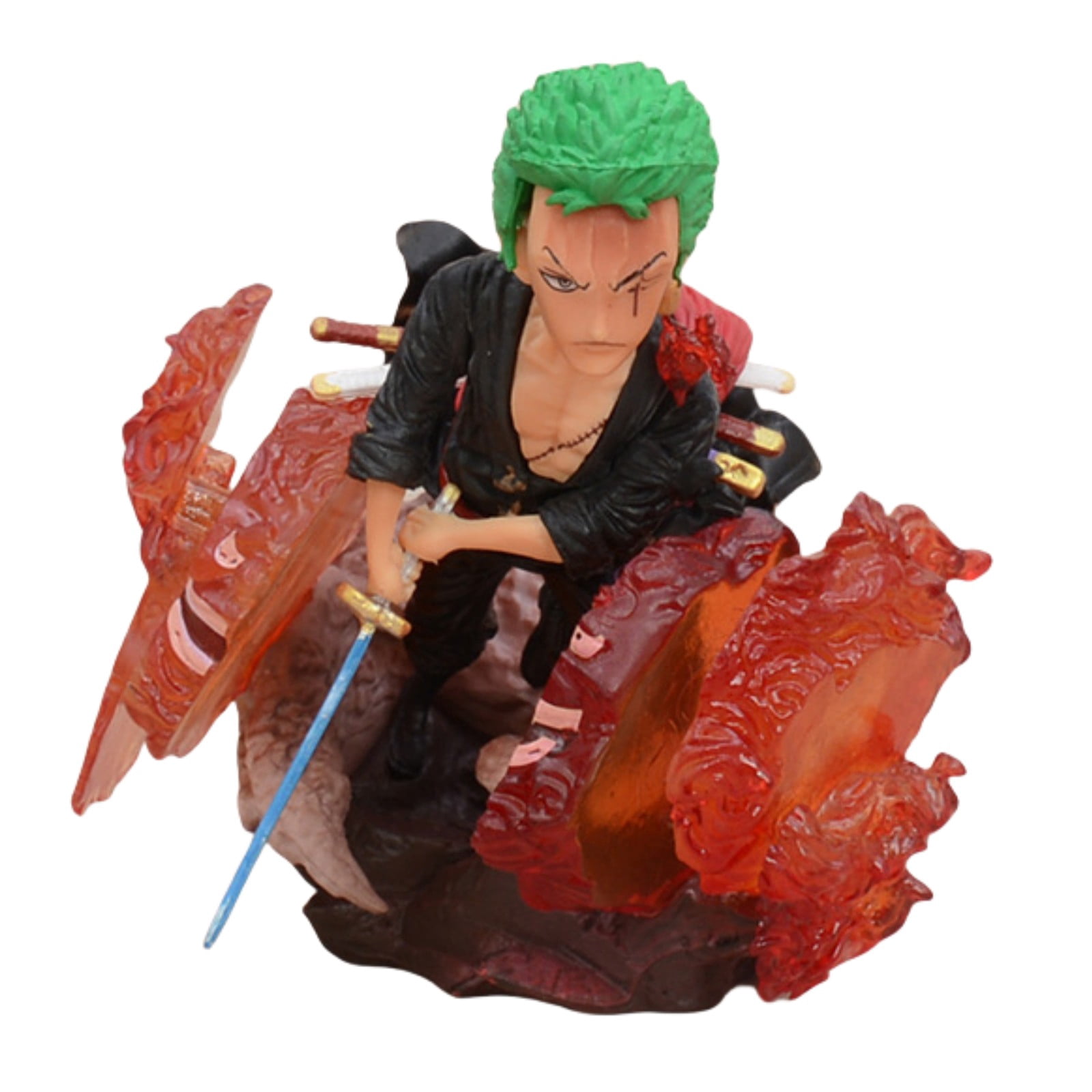 Njube Action Figure Roronoa Zoro Figure Anime Statue Home Decor ...