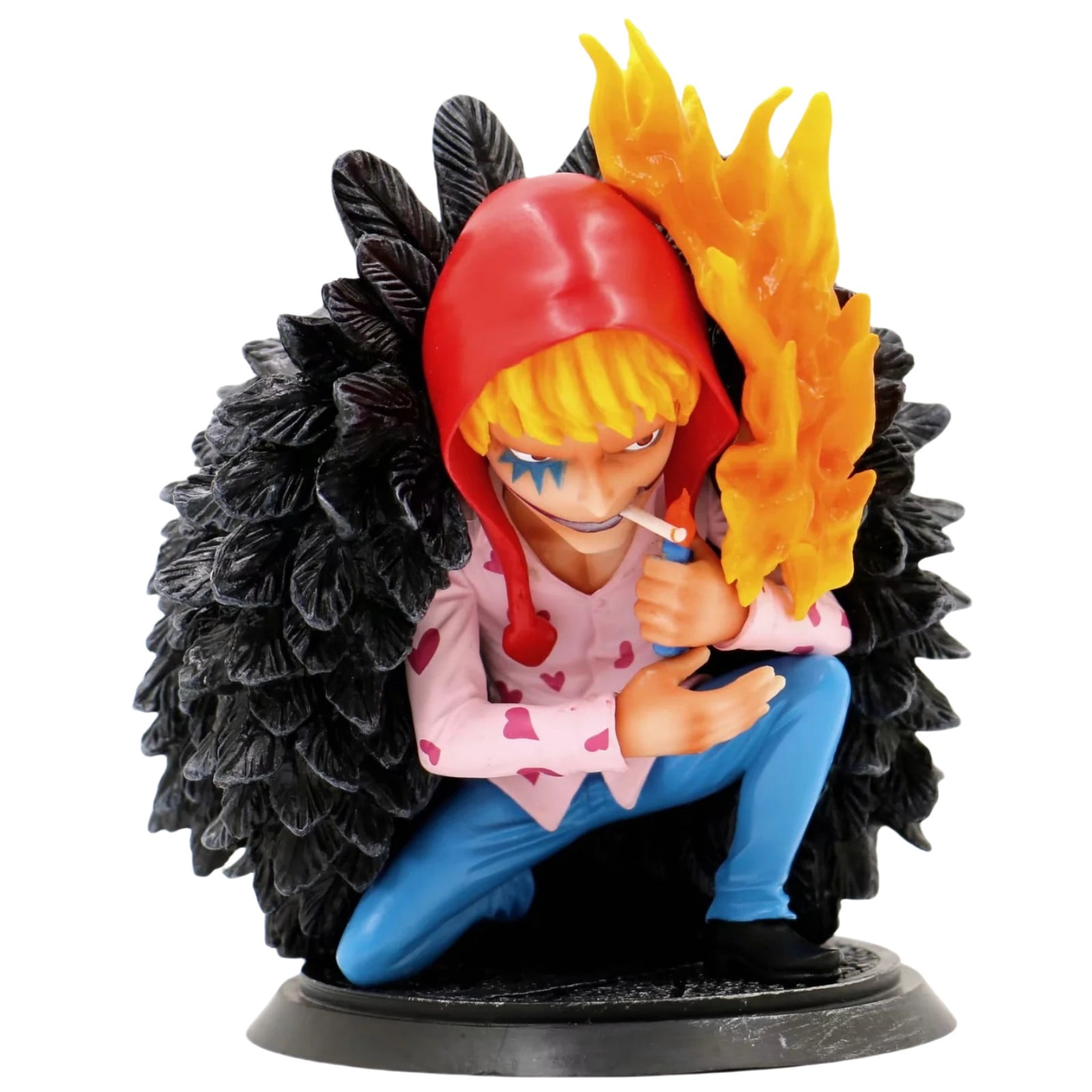 Njube Action Figure Smoking Corazon Figure PVC Animation Character ...