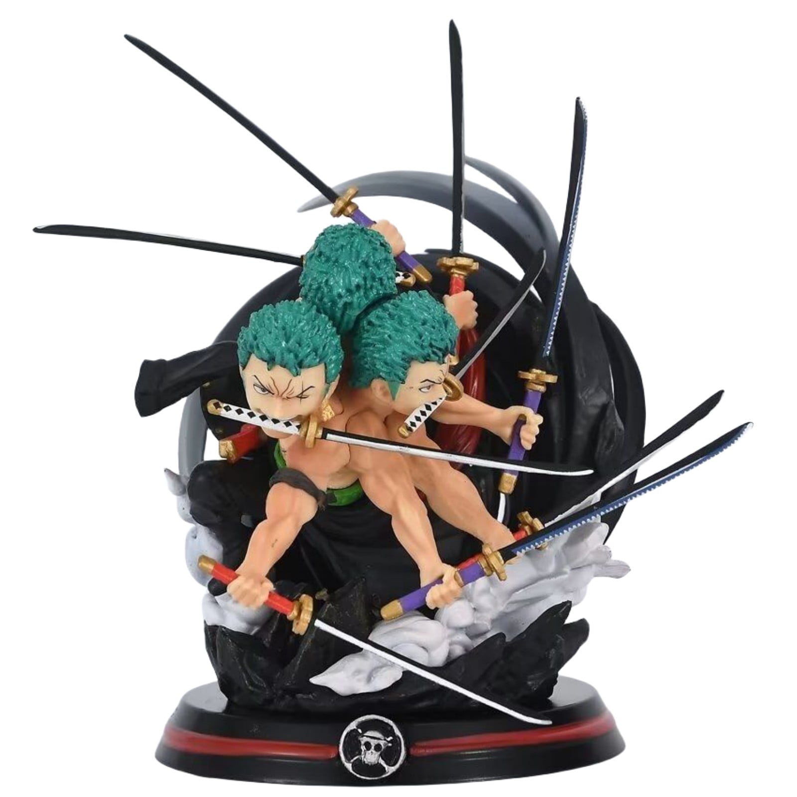 Njube Action figure Anime Collectibles PVC Figure Decor Spout Zoro ...