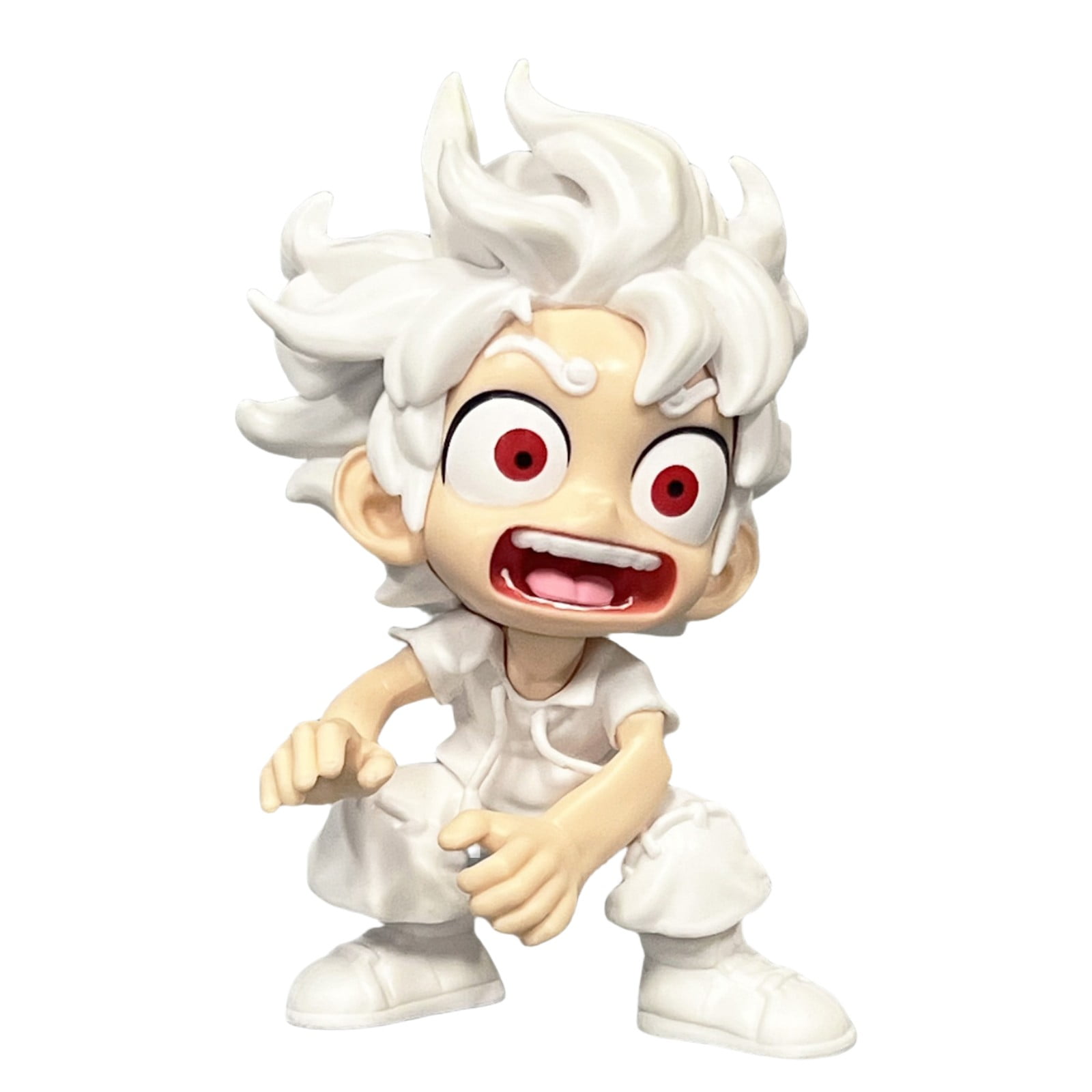 Njube Amazed Q Version Luffy Figure PVC Toys Statue Collectible Statue ...