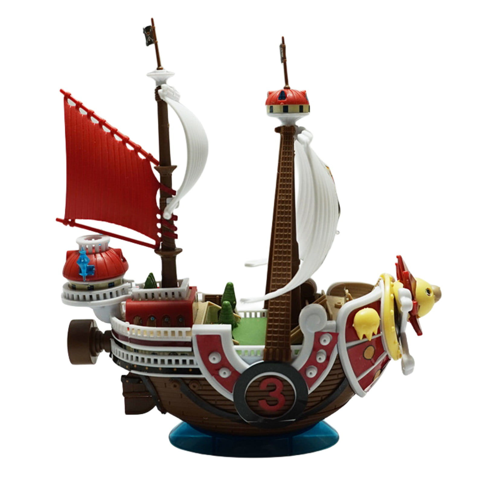 Njube Anime Action Figure Thousand Sunny PVC Animation Character Model ...