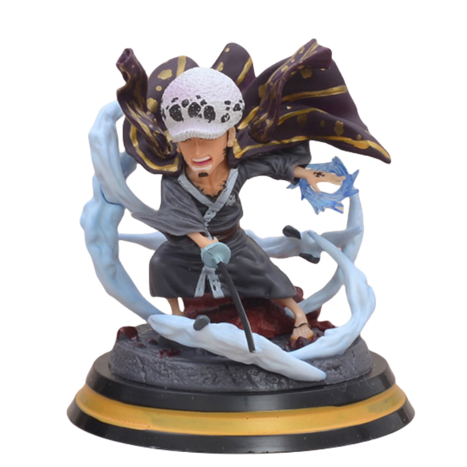 Njube Anime Cartoon PVC Model Trafalgar D. Water Law Figure Dolls Toy ...