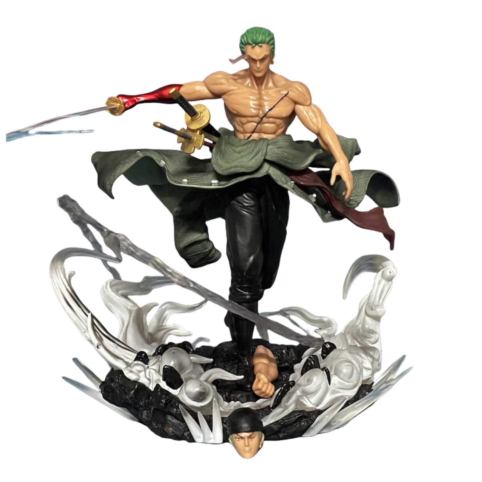 Njube Anime Figure Ghost eyes Roronoa Zoro Figure PVC Holiday gift ...